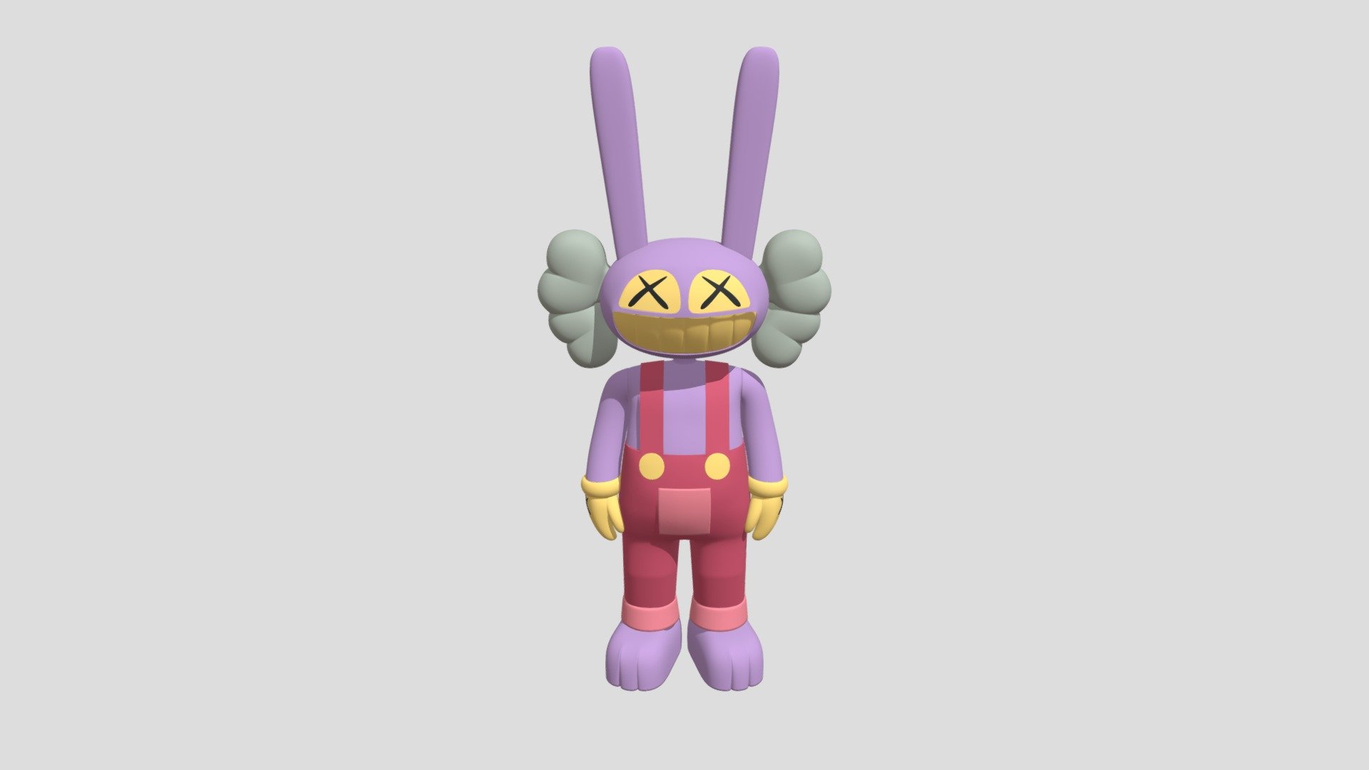 KAWS X JAX THE AMAZING DIGITAL CIRCUS ART TOY - 3D model by wachapori ...
