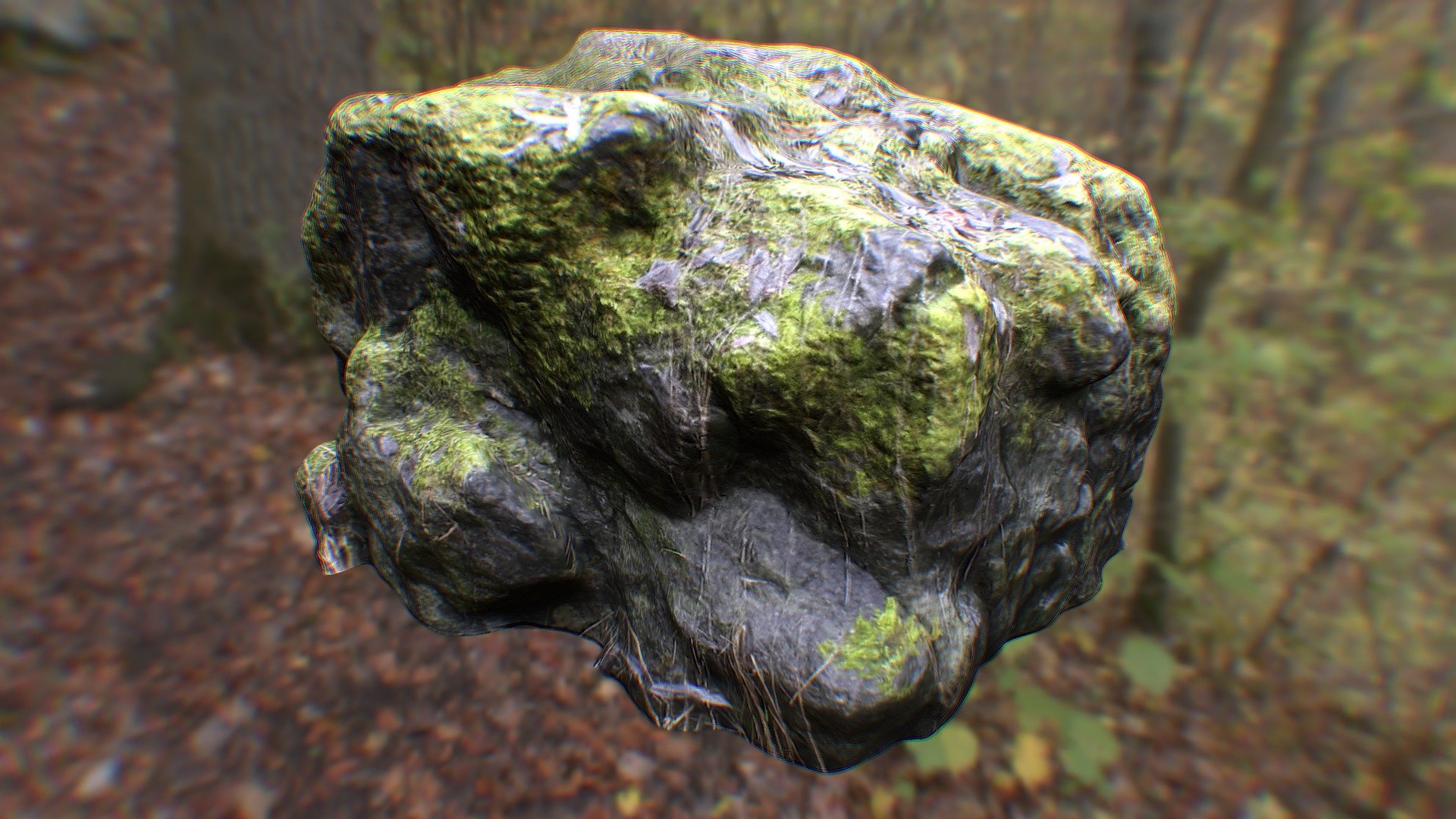 N081c Mossy Rock - Download Free 3D model by bimage [df5b39e] - Sketchfab
