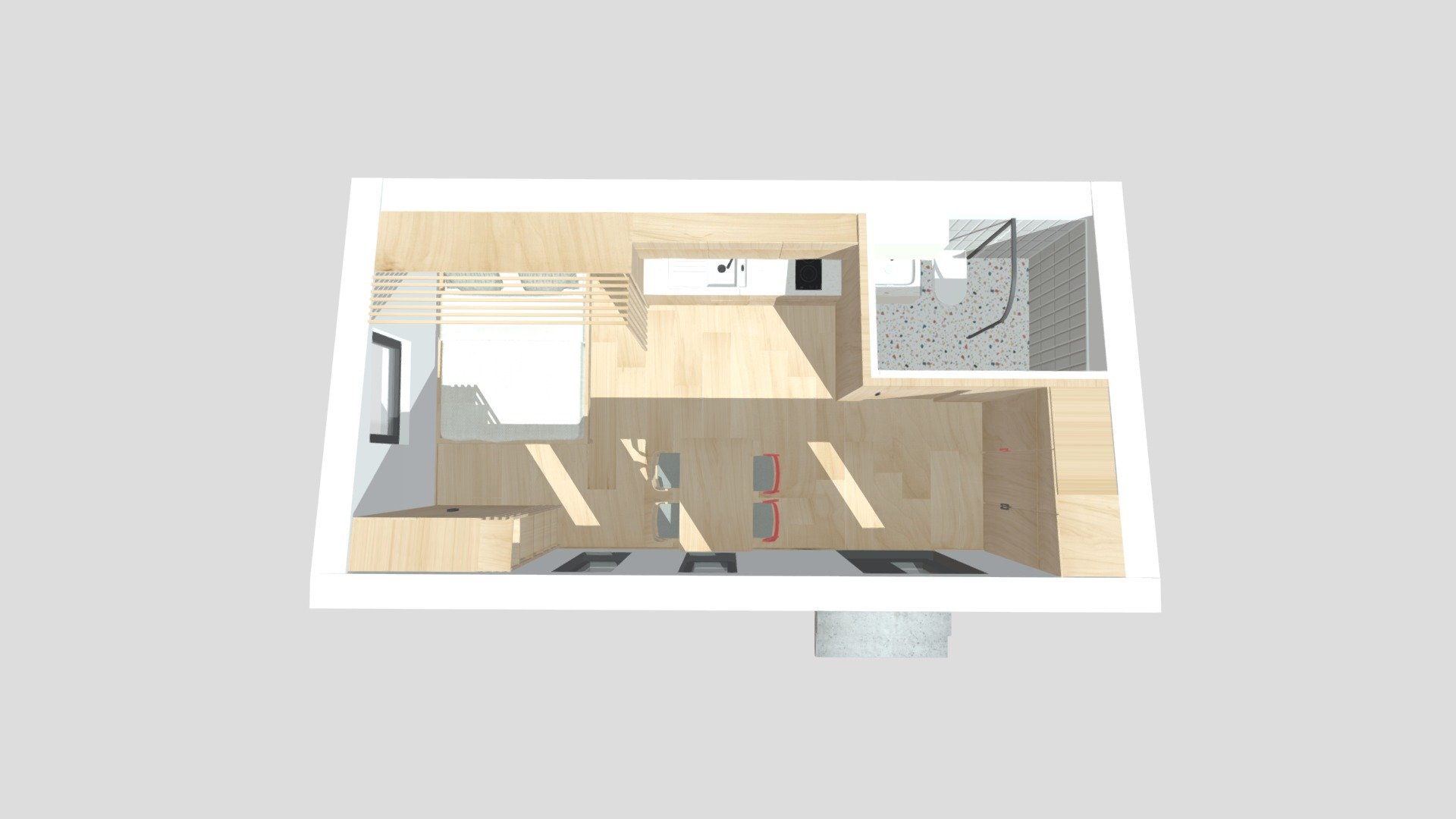 POCKET HOUSE | 250-V.0.2.0-XS-25.9 | Interior - 3D model by zewaho ...