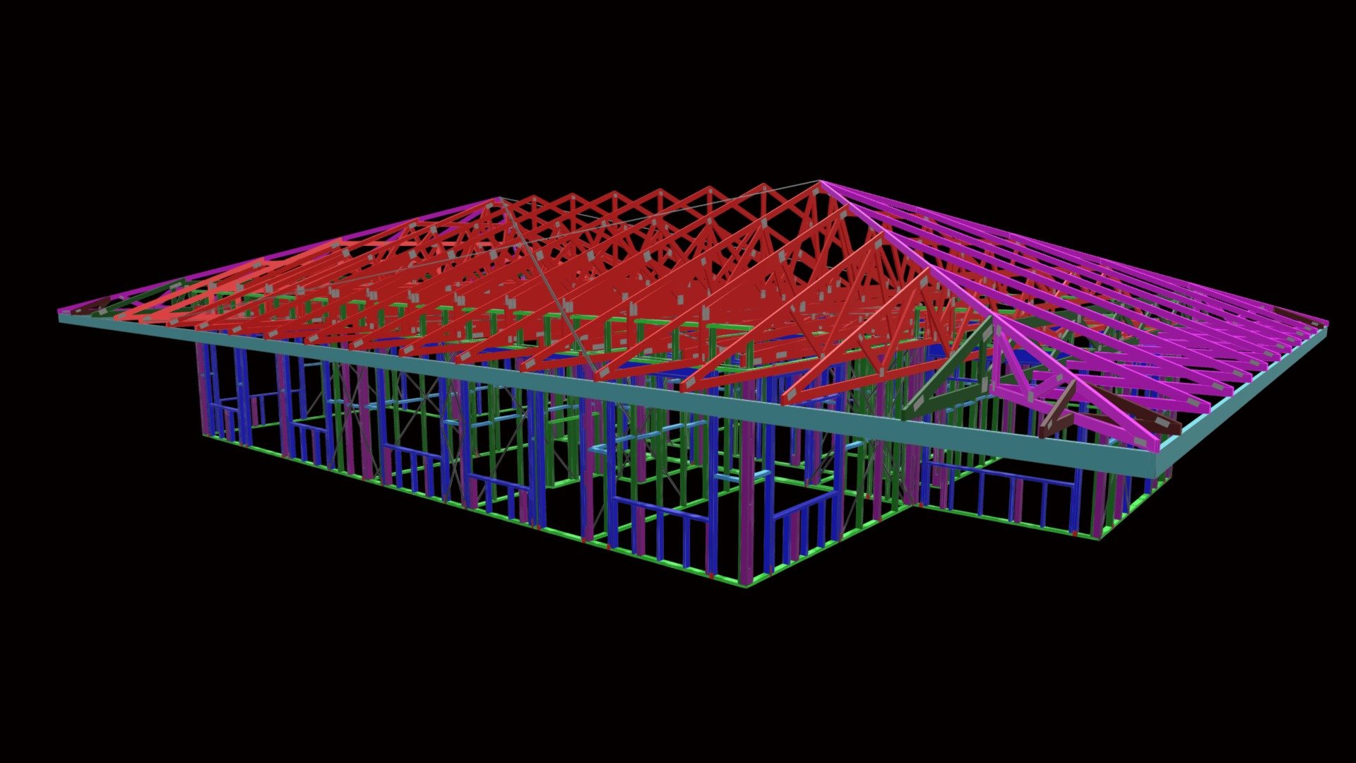 4761-JAB clipping box section - 3D model by WWTrussFrames [df5f9a1 ...