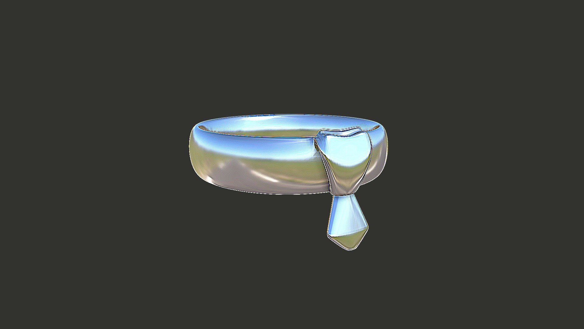 Tie ring - 3D model by Gert De Roost (@paleajed) [df60c68] - Sketchfab