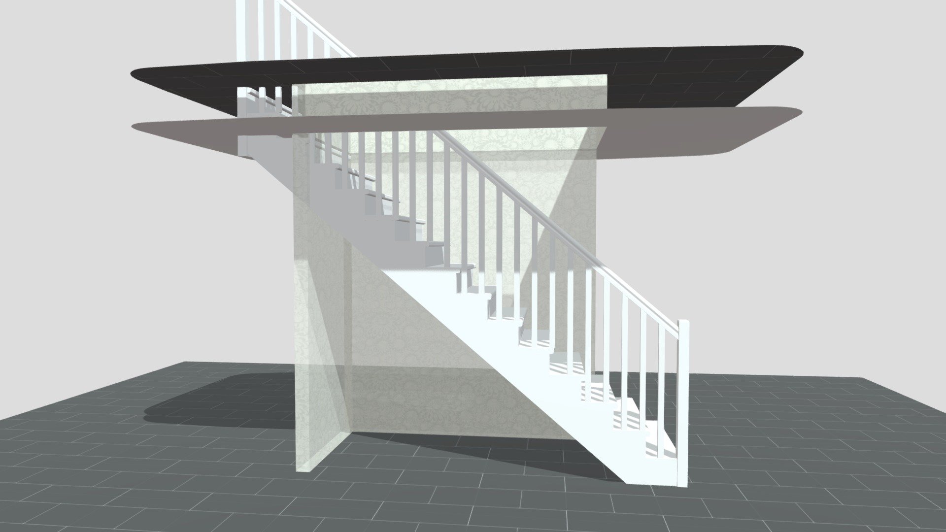 110 Saue trepp palkmaja 2 astet p randasse - 3D model by Baltic Wood ...