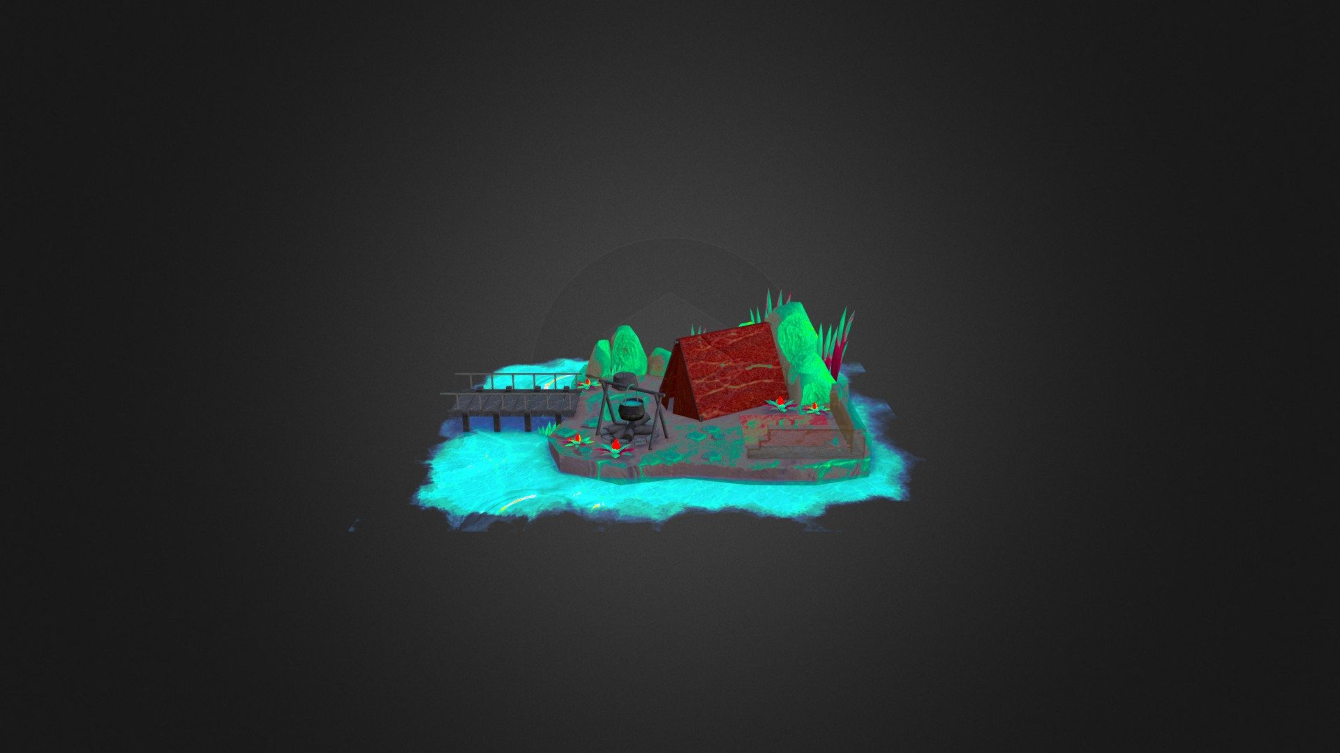 TENT PROJECT UVW - 3D model by grudima13 [df65232] - Sketchfab
