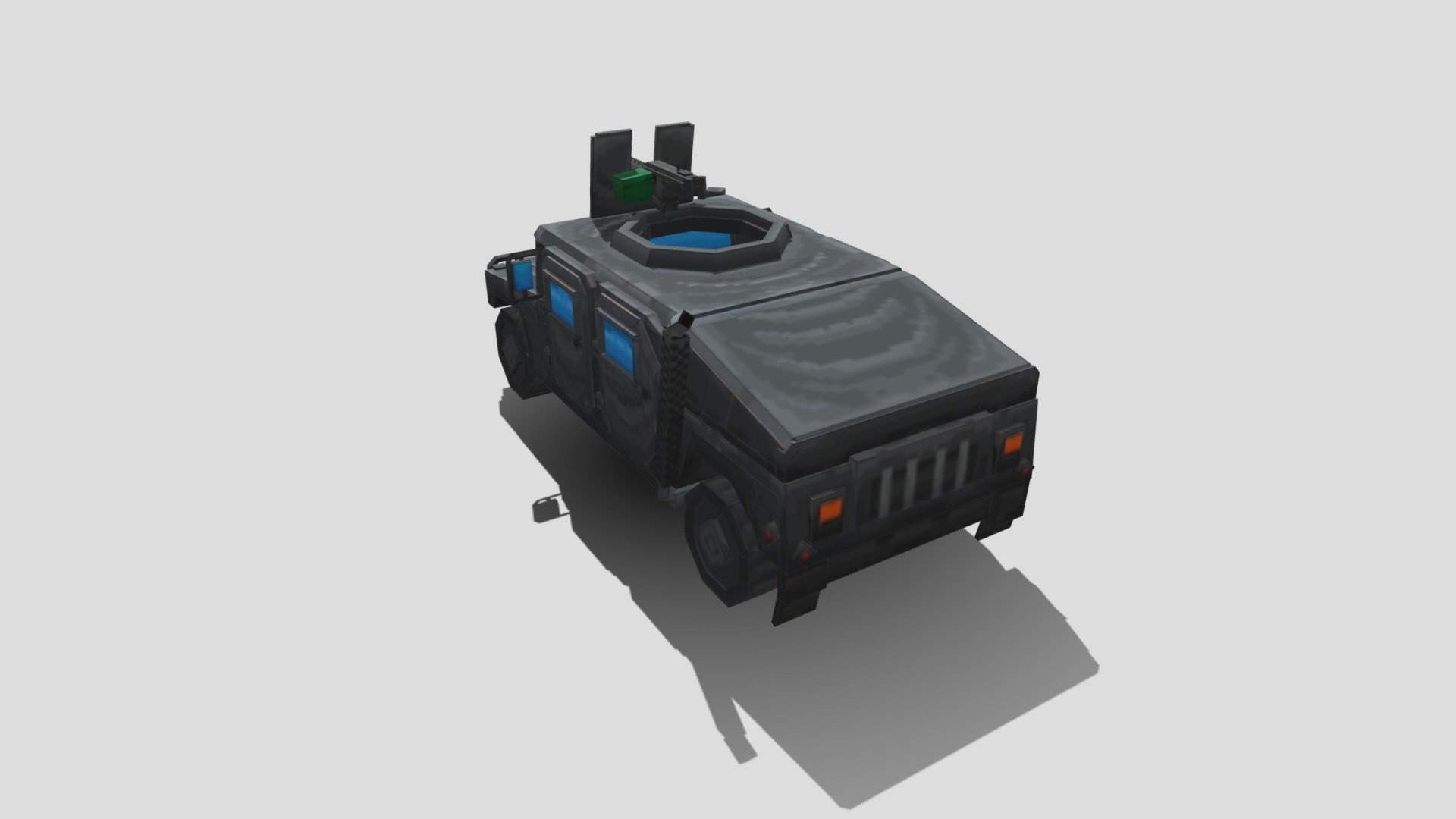 Humvee LowPoly - Download Free 3D model by NoCdPoly [df66b43] - Sketchfab