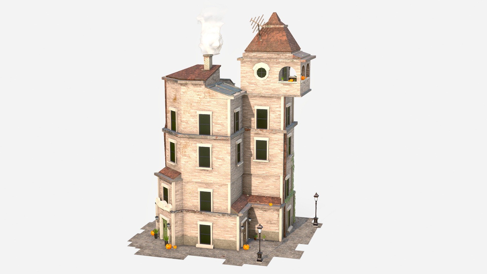 Reimagined City Building - 3D model by Diego Beretta (@diego_beretta ...