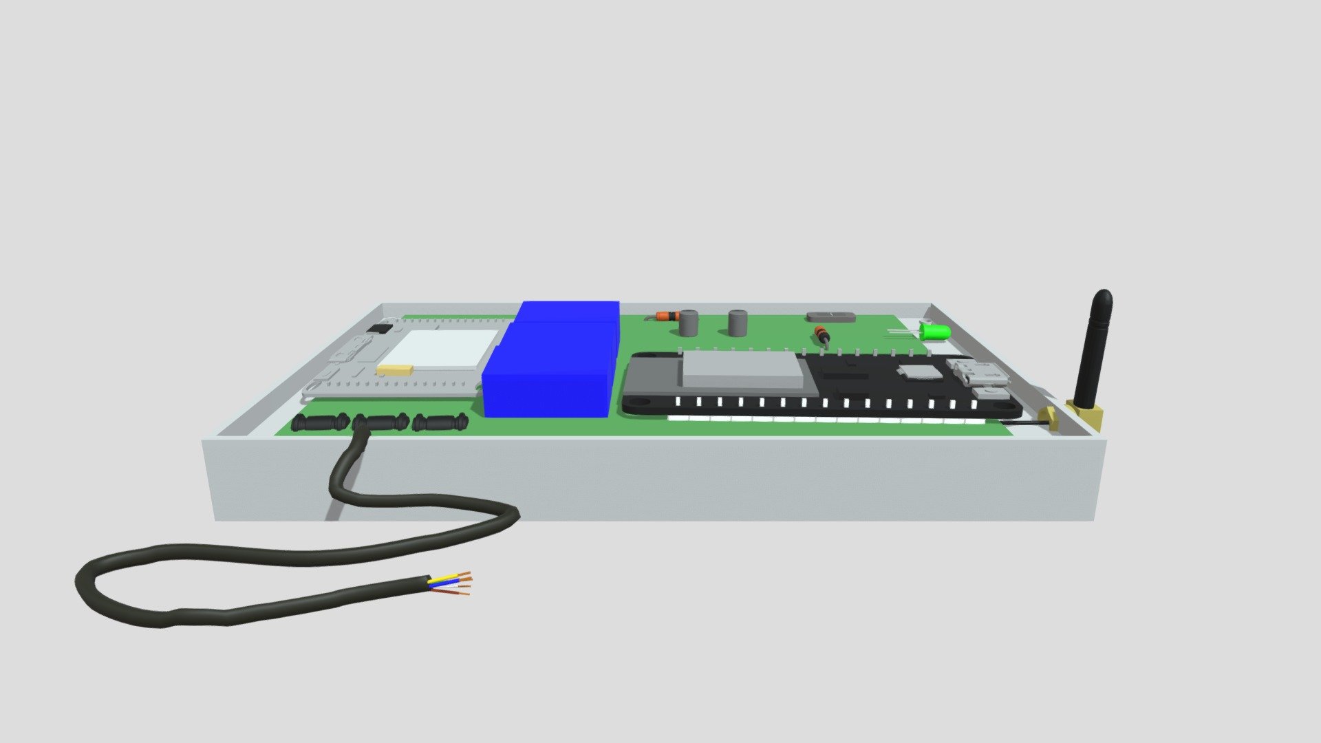 Circuit 3d Model By Nuwani1 [df66d6f] Sketchfab