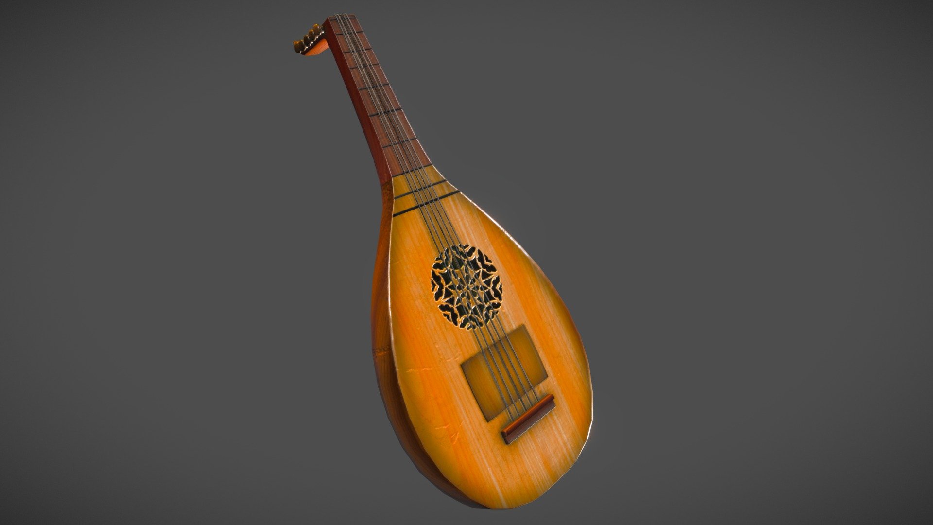 Luth - 3D model by maug [df66ff4] - Sketchfab