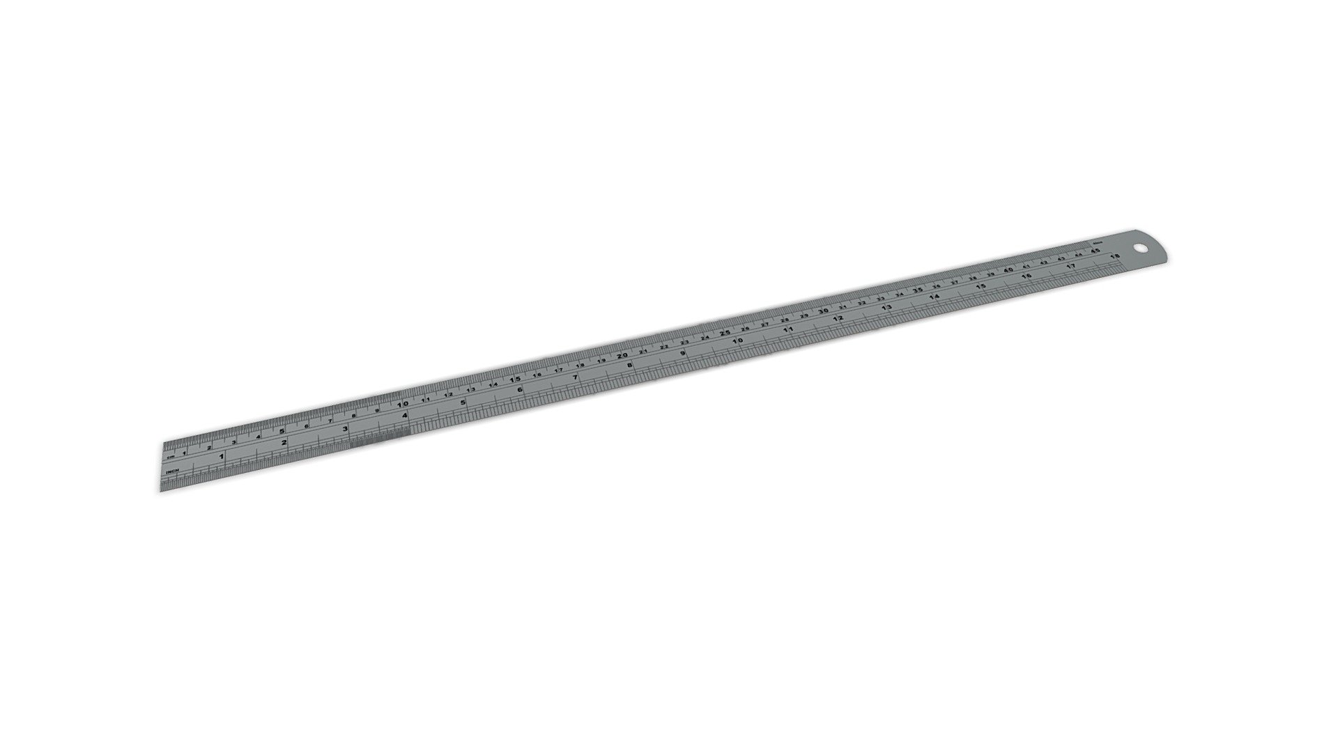 Steel Ruler - Buy Royalty Free 3D model by Martin Ibbett (@unyxium ...