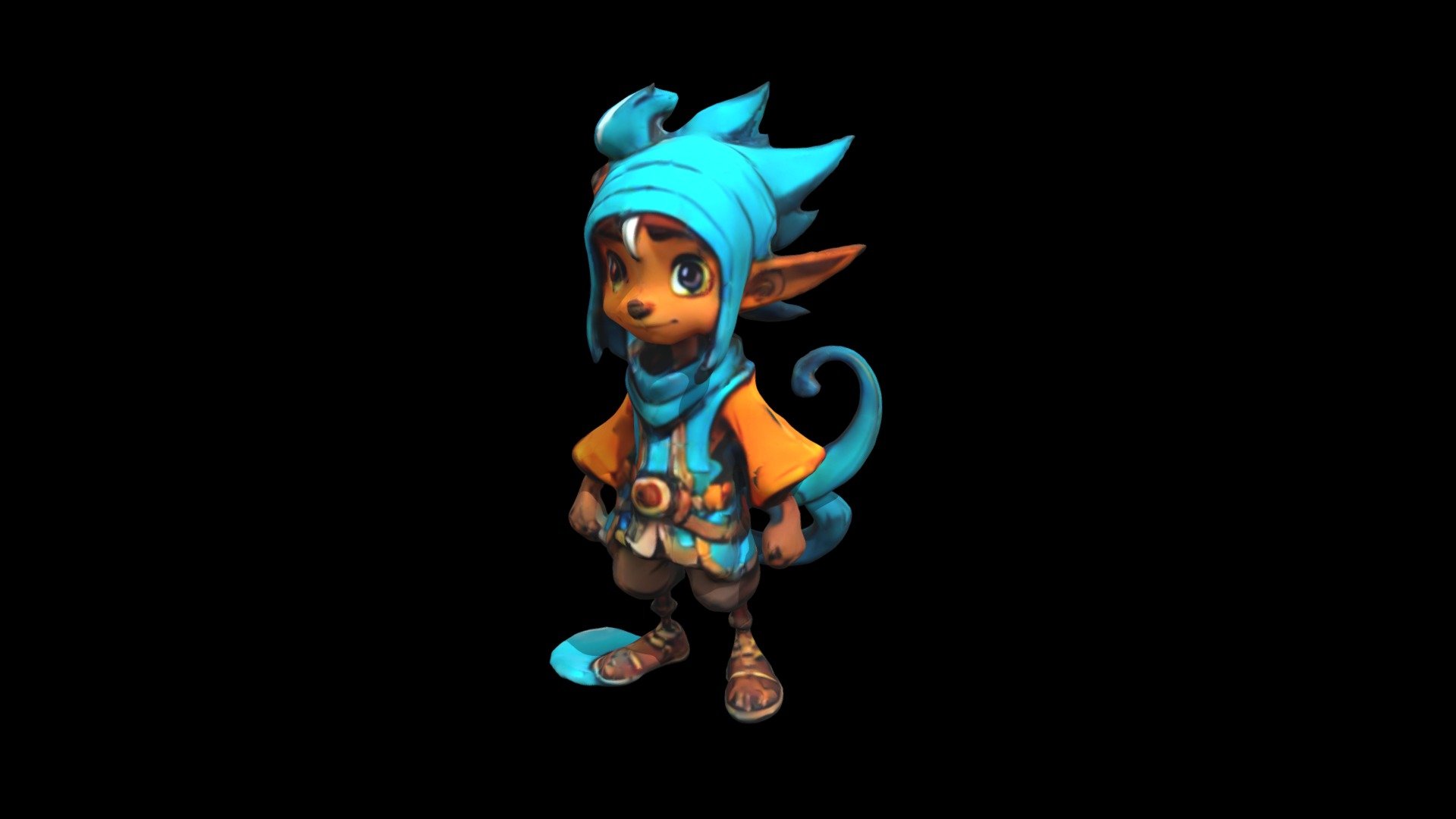 Video Game Character A young and adventurous boy - Download Free 3D ...