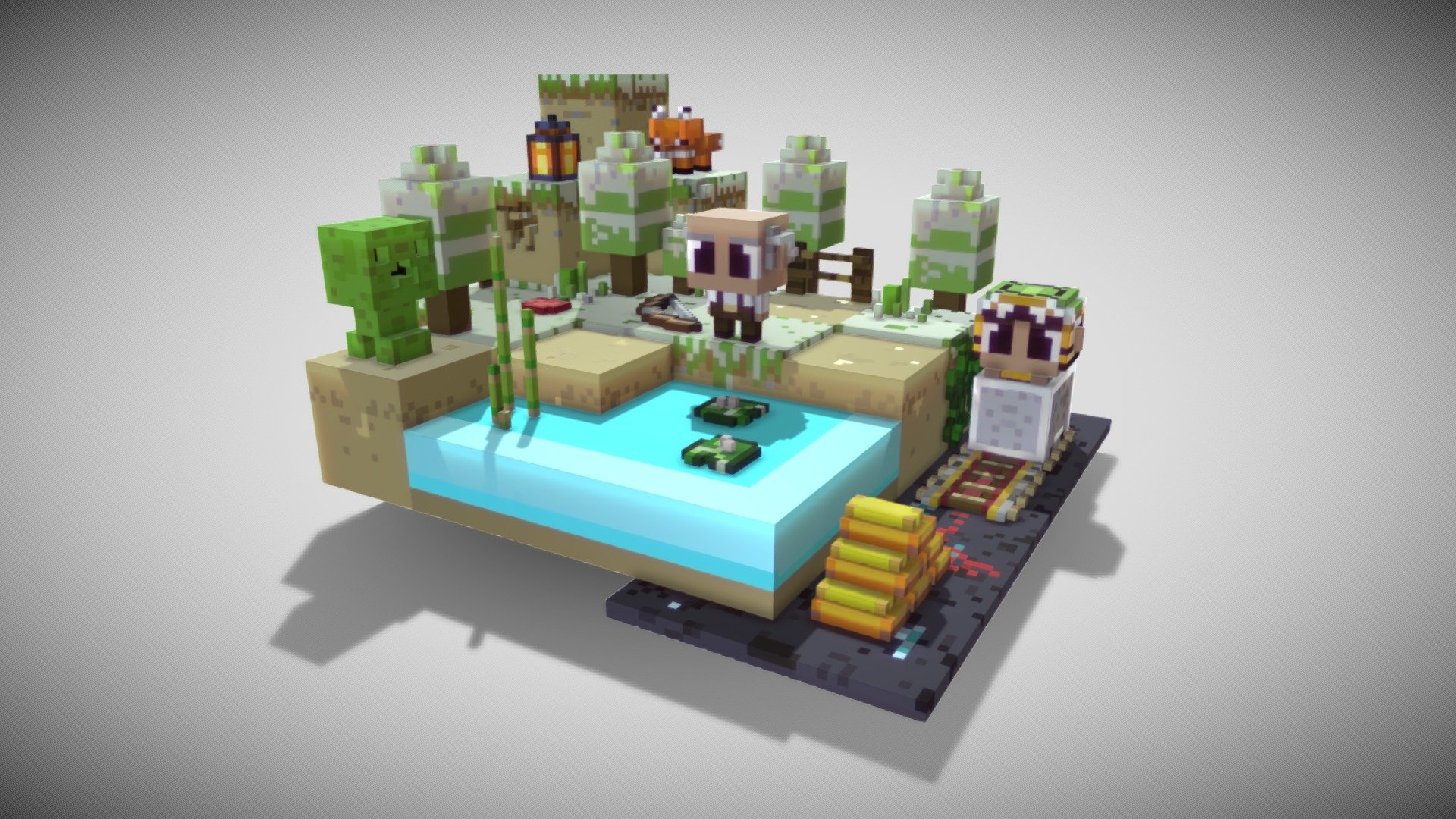 minecraft horst flock - 3D model by anfloxi (@GameAS) [df6ac60] - Sketchfab