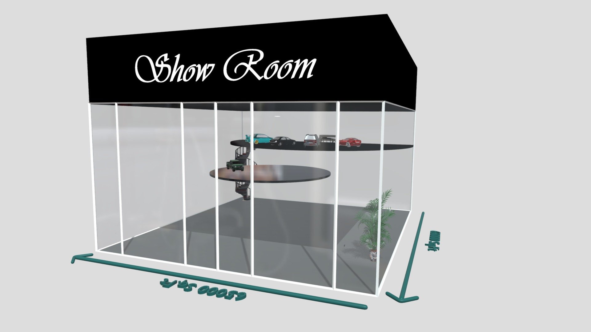 Showroom - 3D model by masoomali010 [df6b1cb] - Sketchfab