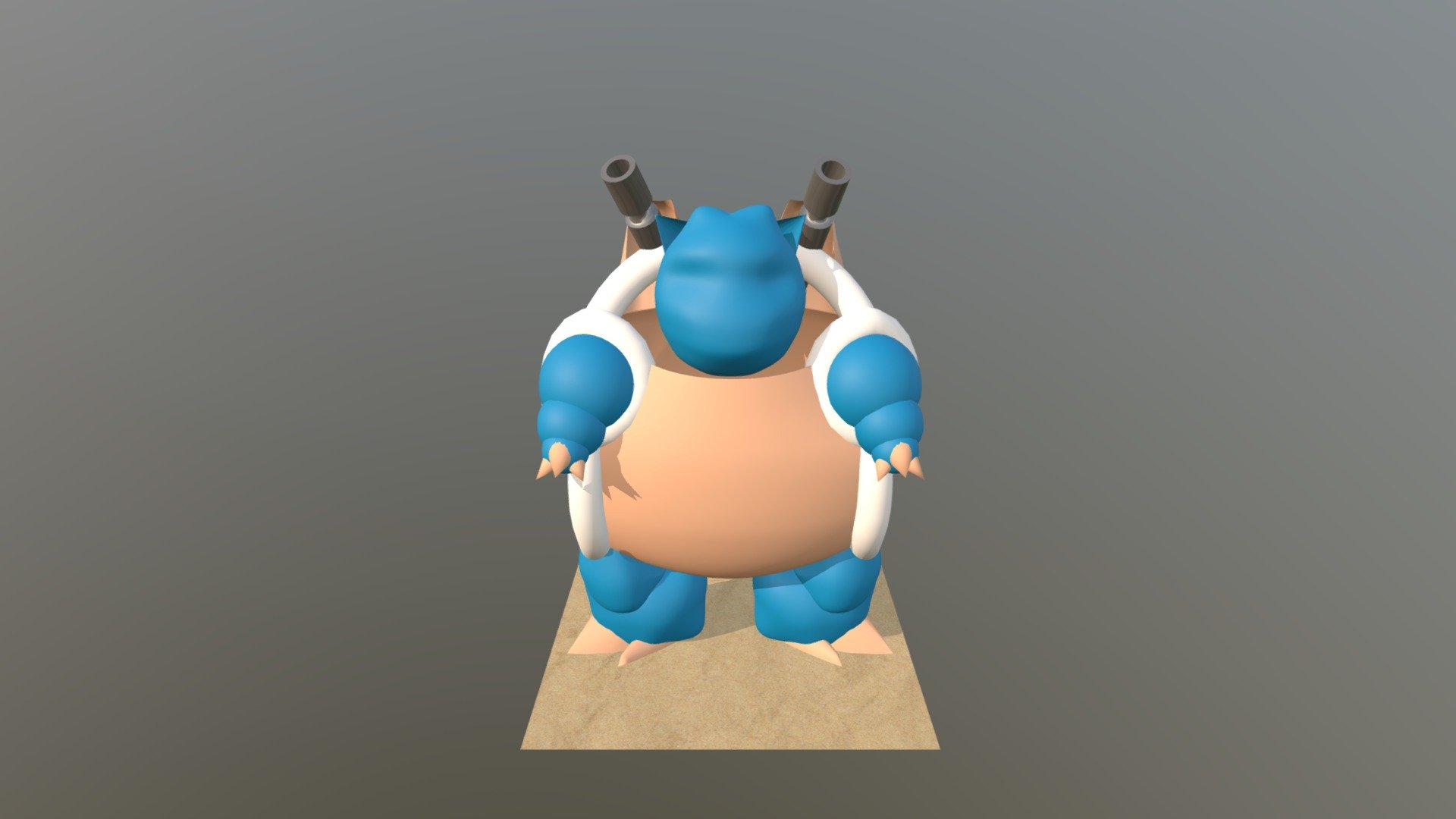 Blastoise - 3D model by sschiffer (@blingner) [df6be5a] - Sketchfab