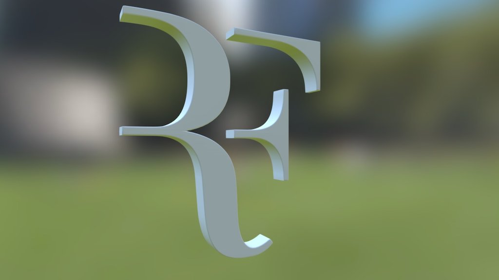 Logo RF - 3D model by vincent.depussay [df6d8e1] - Sketchfab
