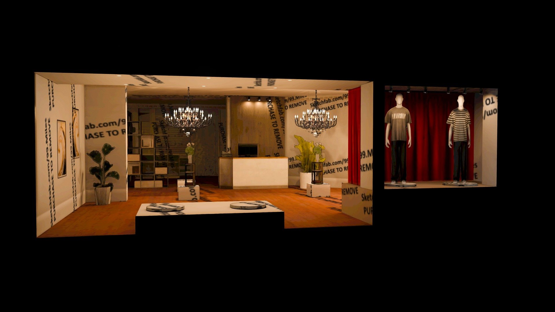 Low Poly Storefront Pack - 3D model by 99.Miles [df6e103] - Sketchfab