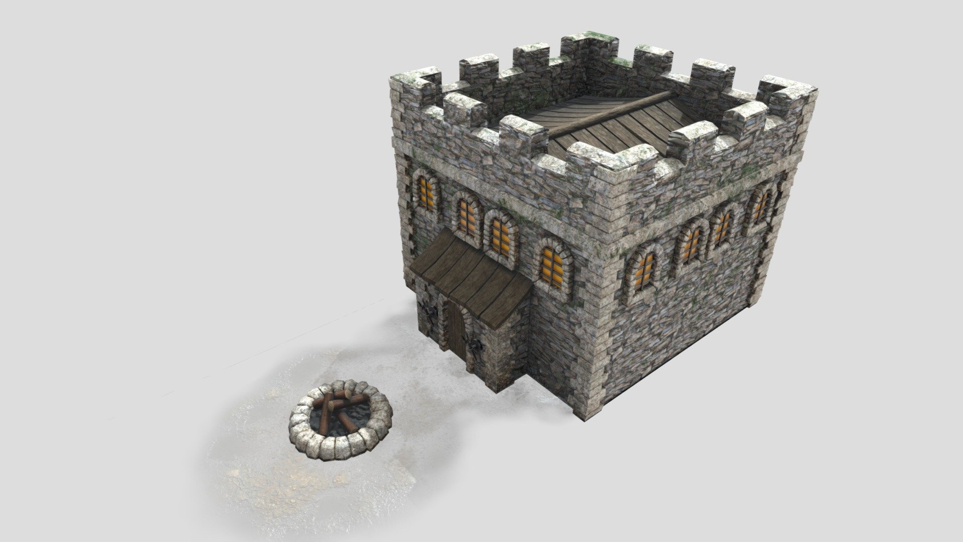 RTS Castle - 3D model by Anna.K [df6eb79] - Sketchfab
