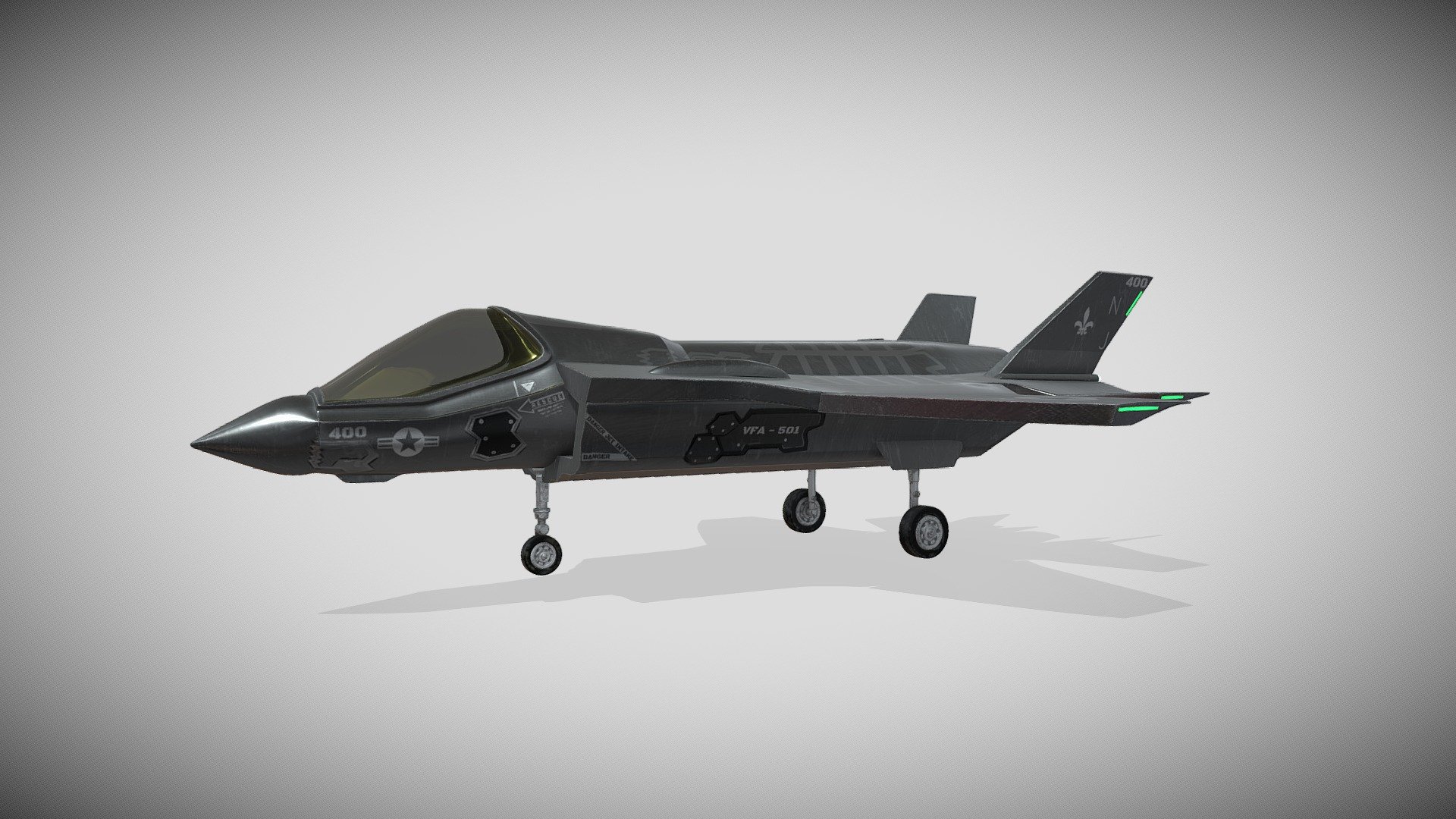 F35 Jet Model - 3D model by kenziecraner [df6efc2] - Sketchfab