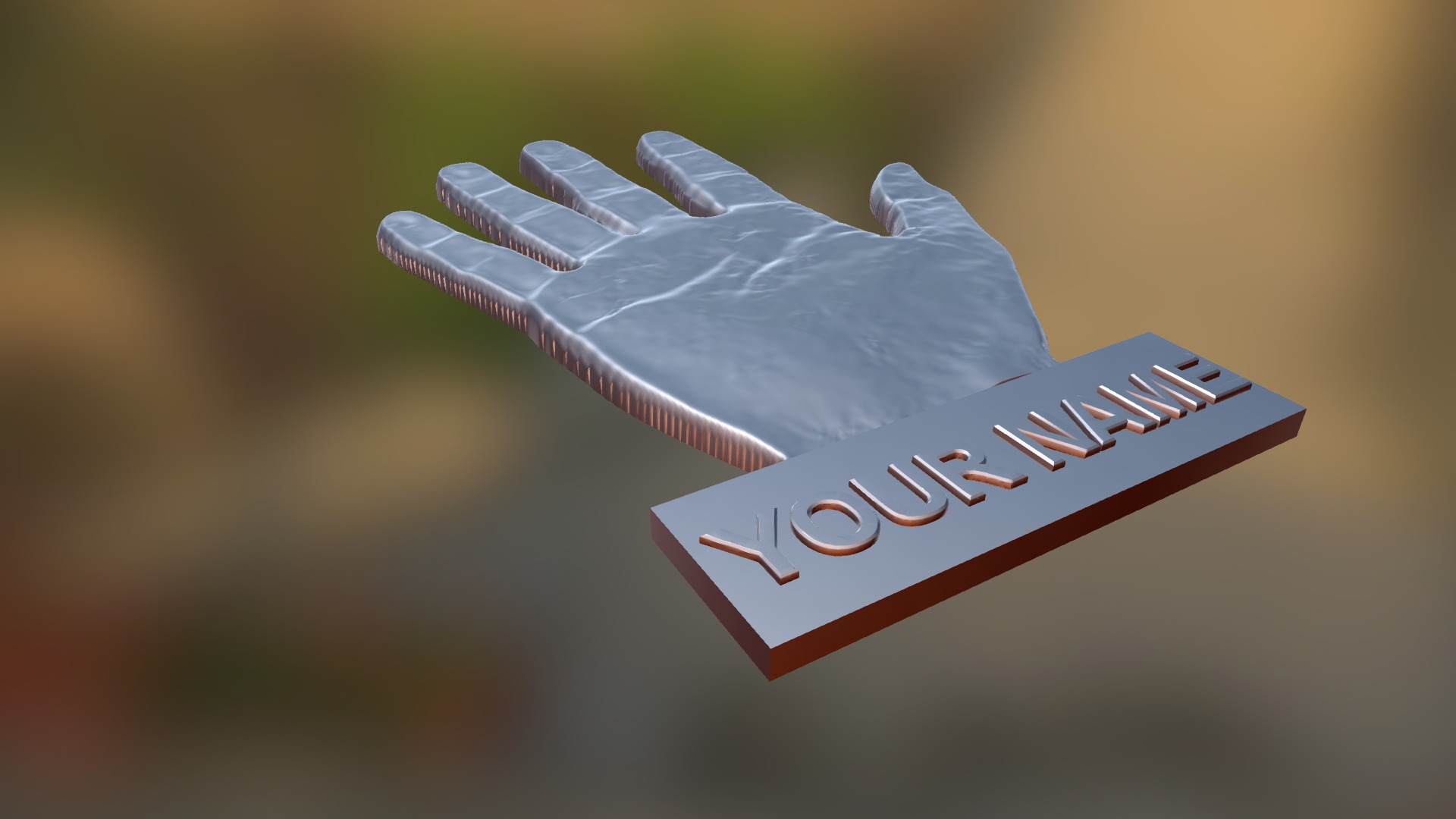 Hand Print - 3D model by mohan1991 [df6f6dd] - Sketchfab