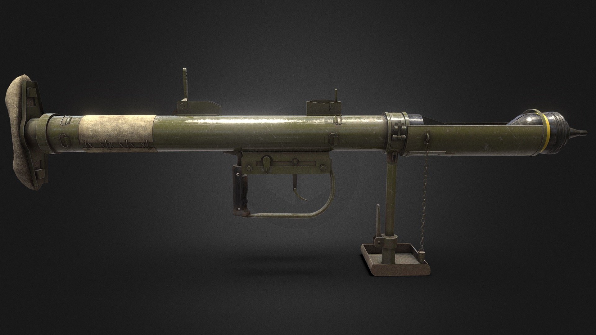 Projector Infantry Anti Tank (PIAT) - 3D model by Lievre Studio ...