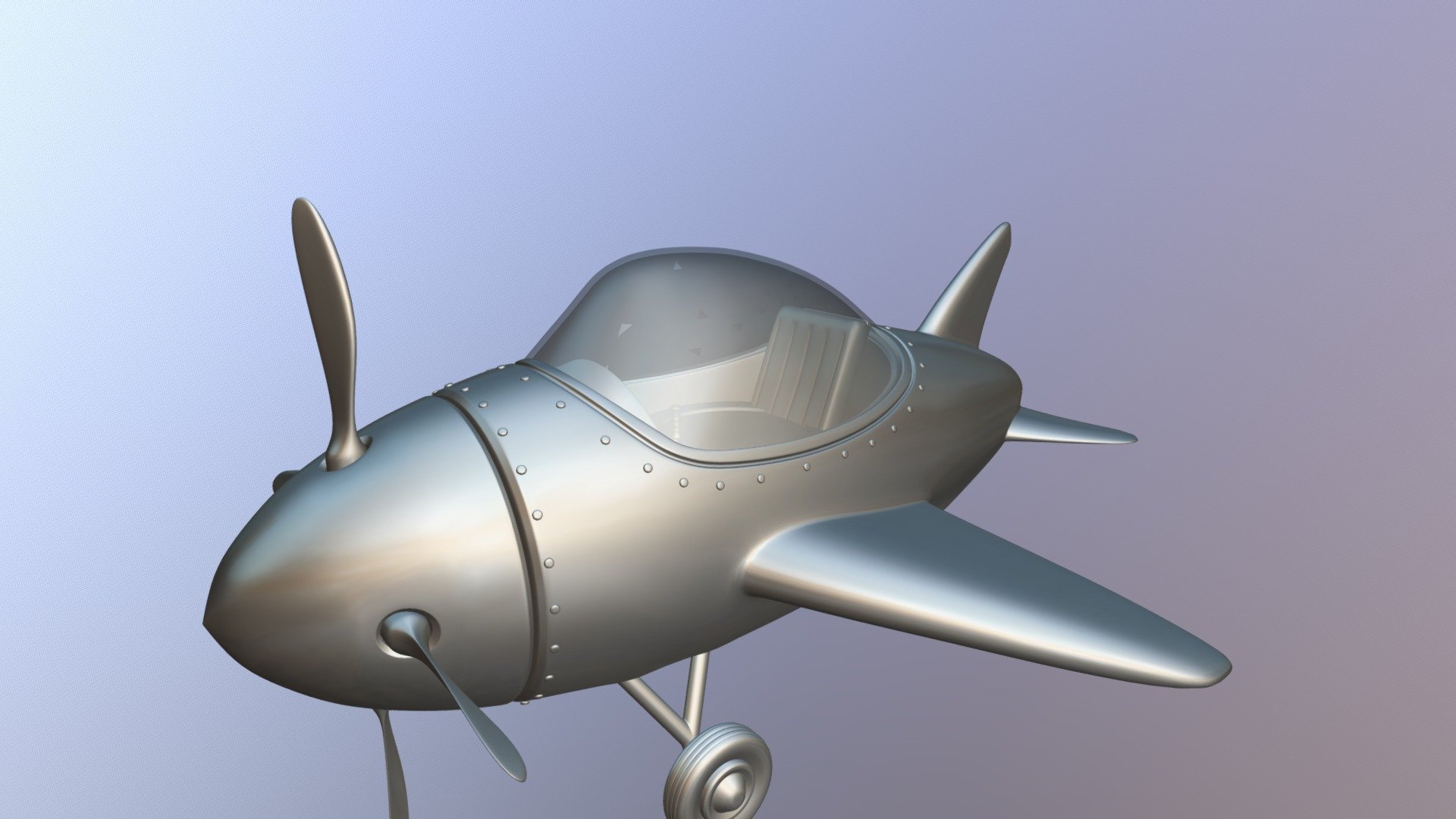 Toy Plane - 3D model by Vlado Tasner (@vlado159) [df70b58] - Sketchfab