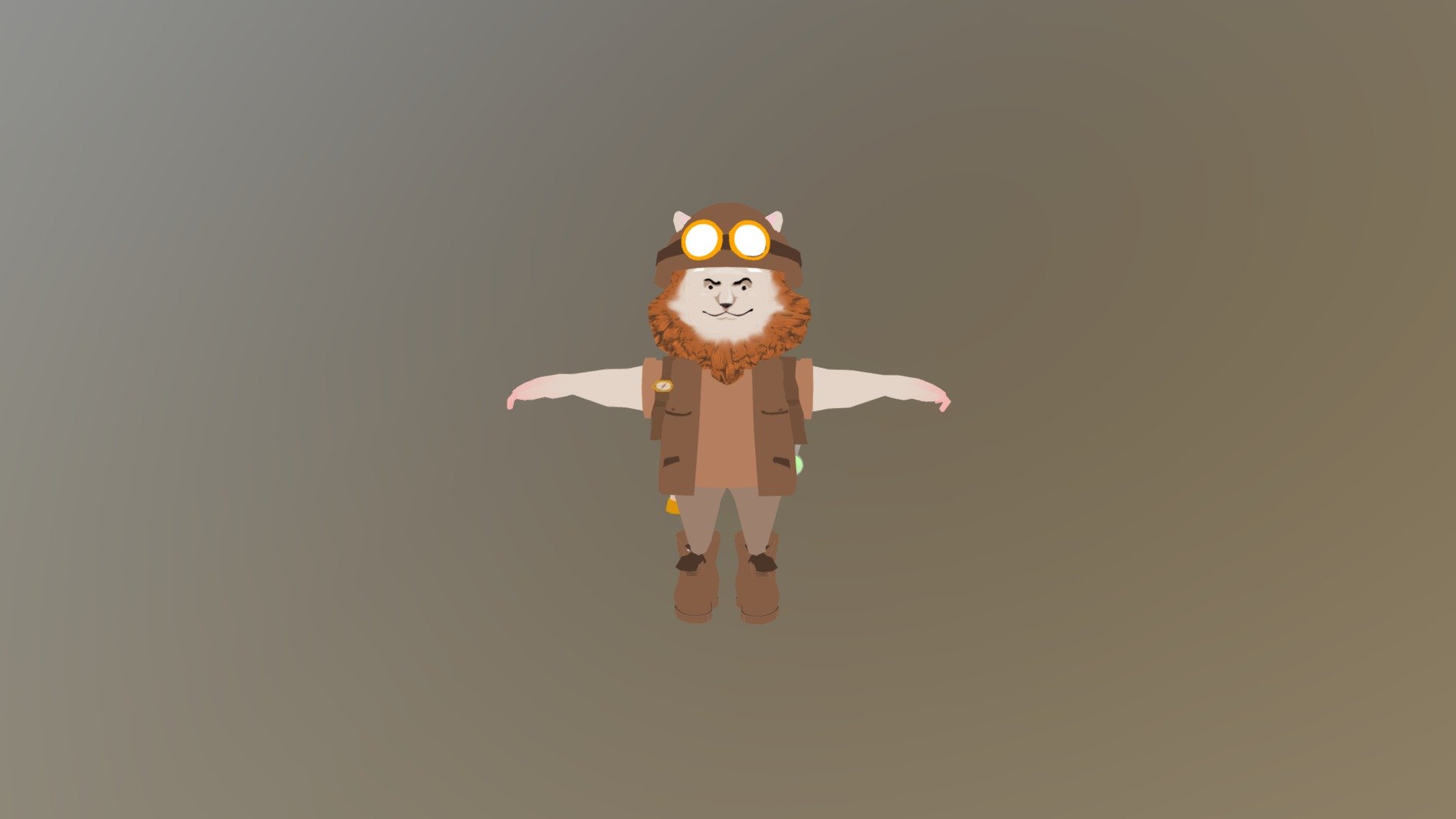 Lion Explorer #1 - 3D model by rus19951204 [df71ecd] - Sketchfab