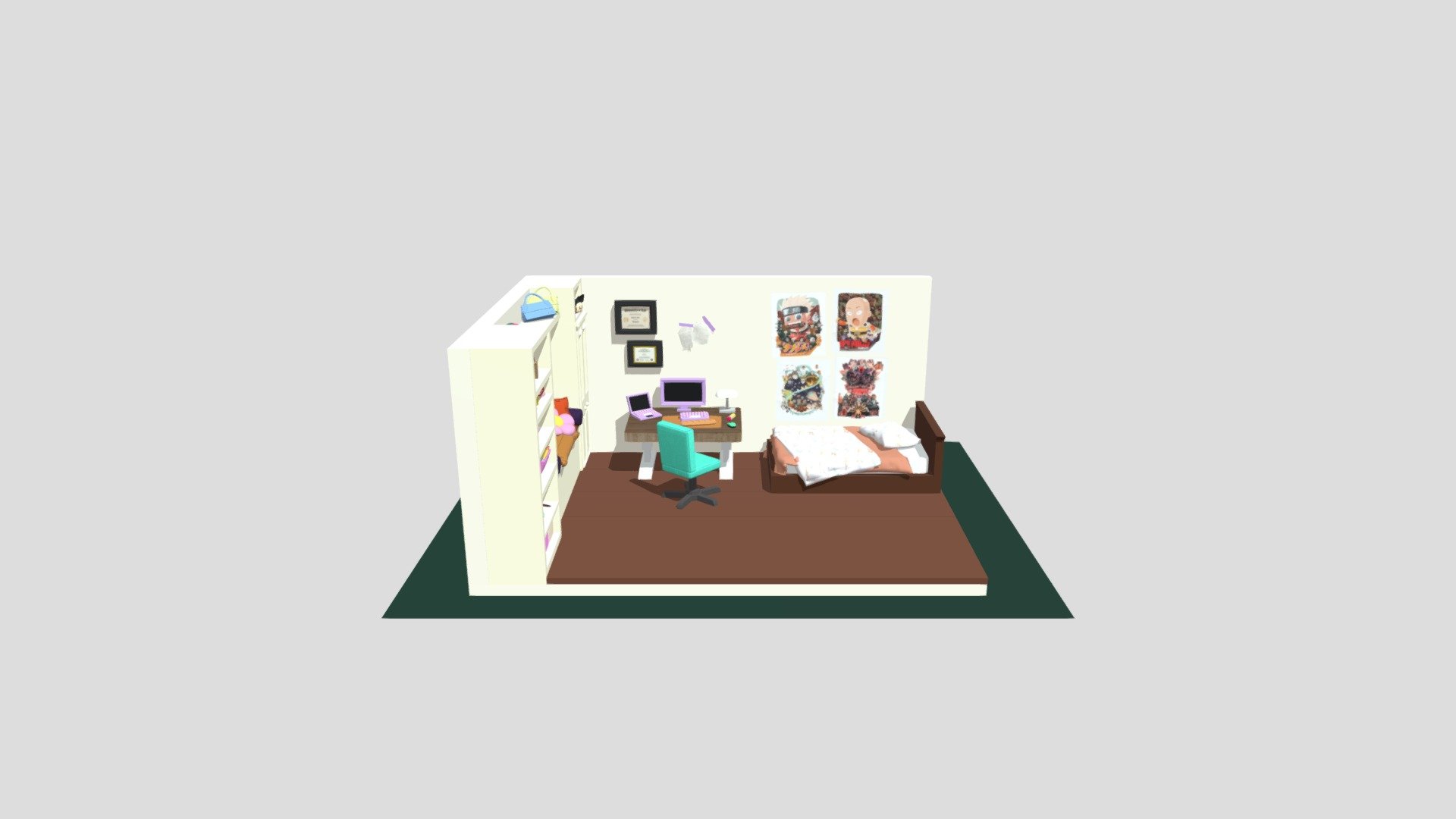 My Room - Download Free 3D model by nessavera517 [df7234c] - Sketchfab