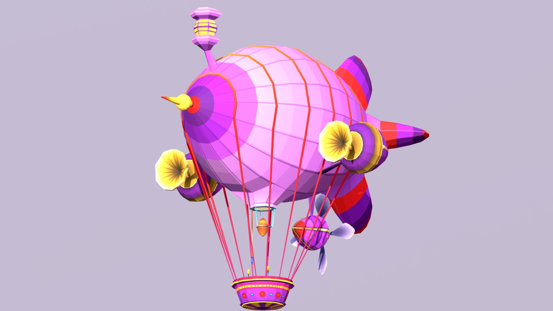 Balloon - 3D model by MediaSvcs [df72408] - Sketchfab
