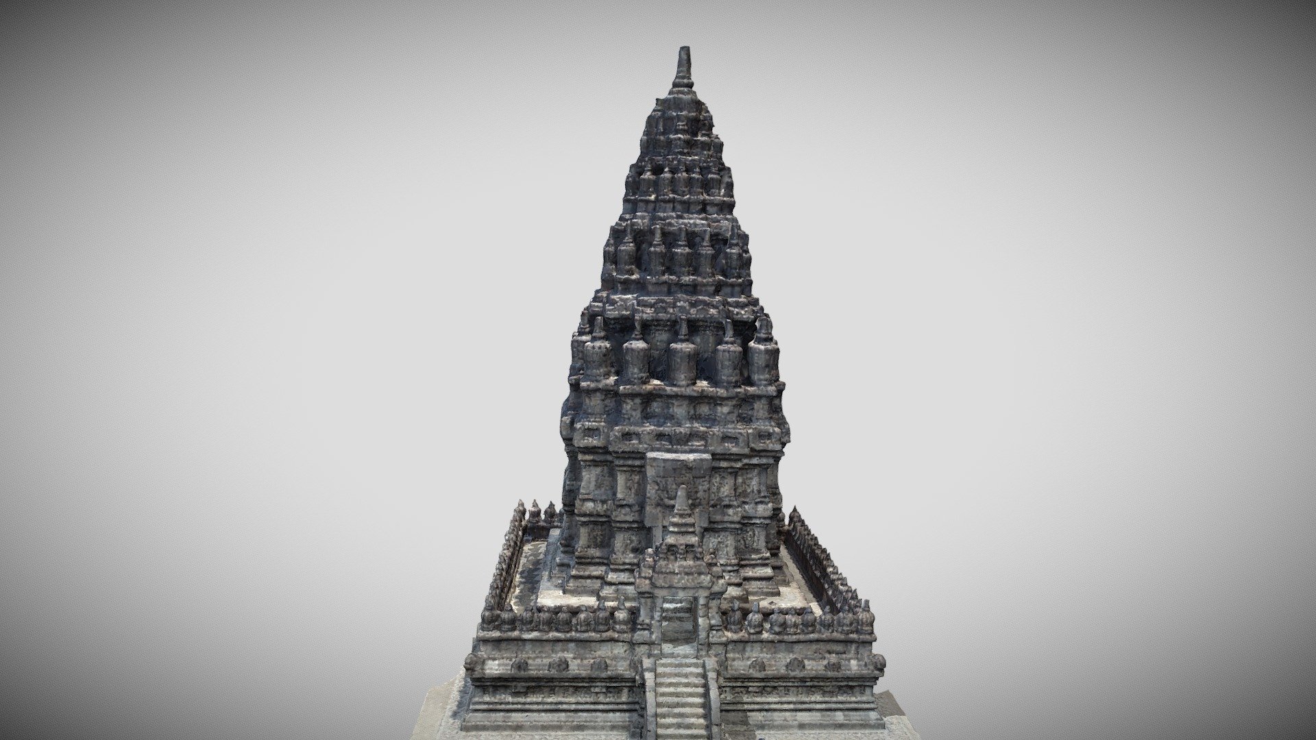 Candi Nandi - Prambanan - 3D model by Iwans [df73f97] - Sketchfab