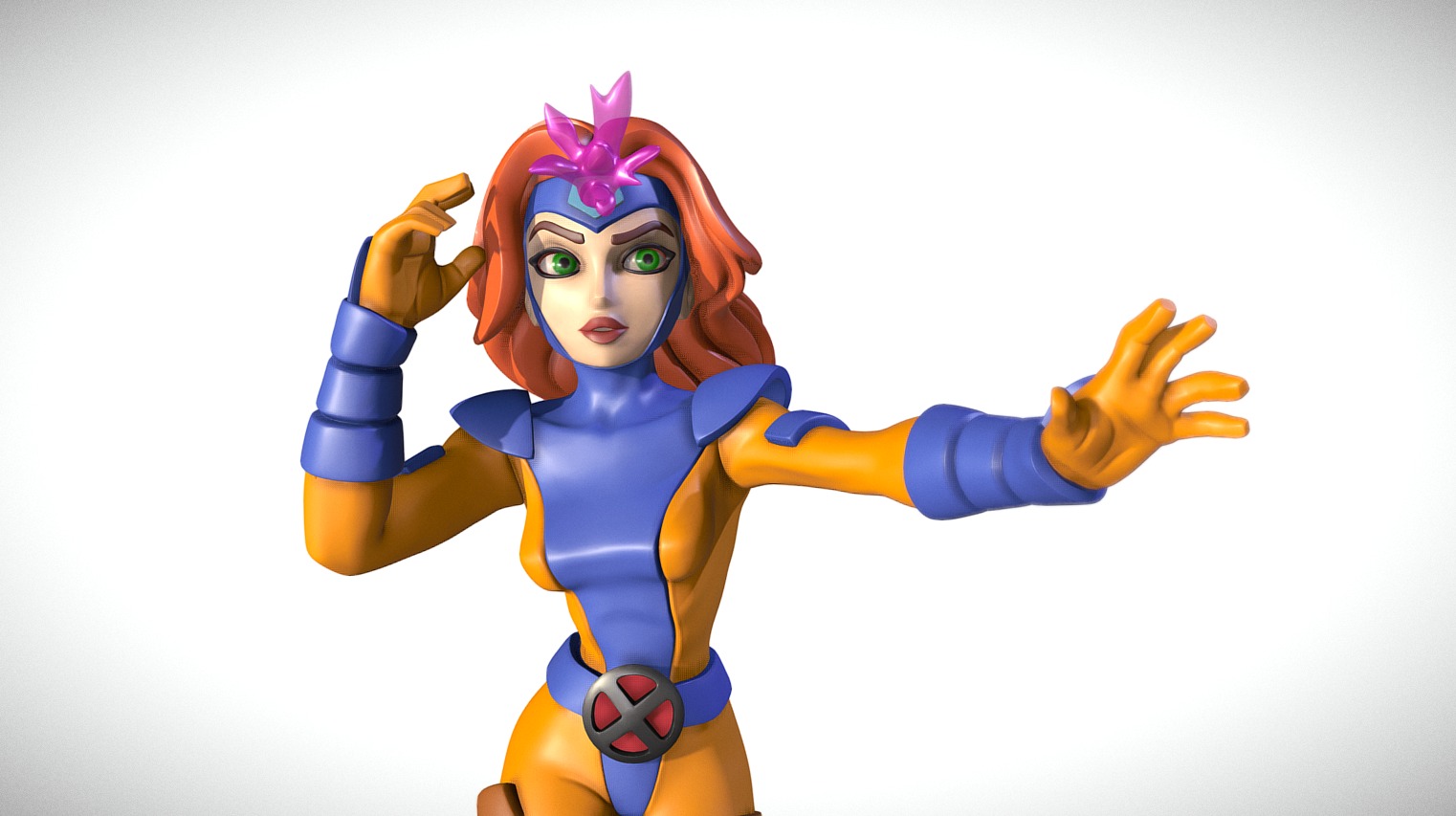 Jean Grey Infi90s - 3D model by HEC [df73fe6] - Sketchfab