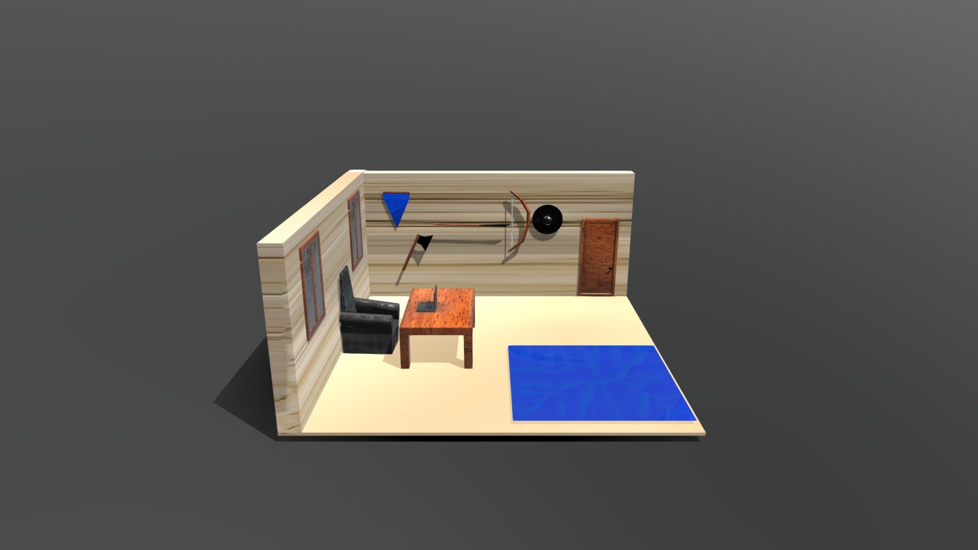 Room Corner - 3D model by jarvydjango [df74c6a] - Sketchfab