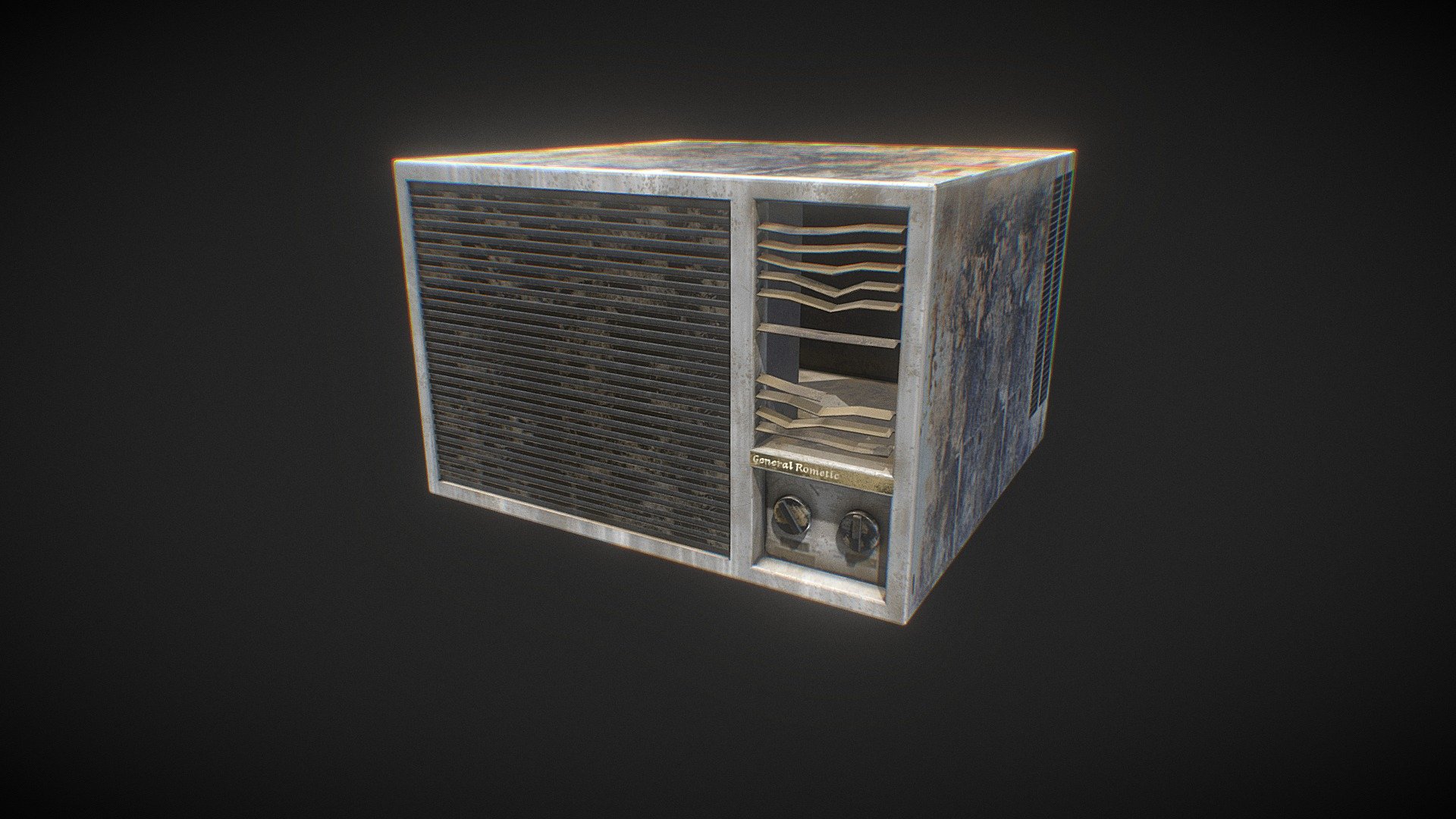 Old window air conditioner - Download Free 3D model by HASSAN (@7ASSAN ...