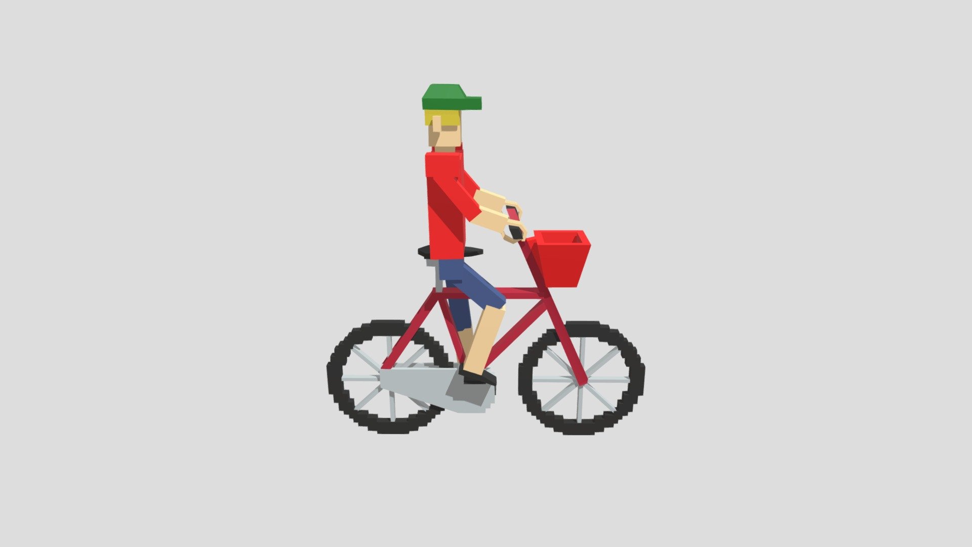 Paperboy - Download Free 3D model by daand [df773f4] - Sketchfab