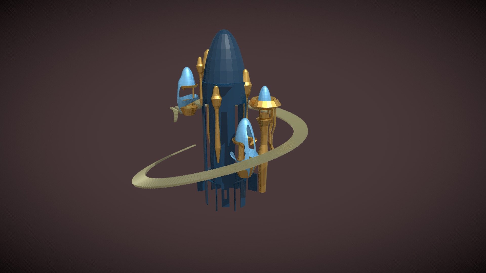Astral Tower - 3D model by pseudotransendence [df77ede] - Sketchfab
