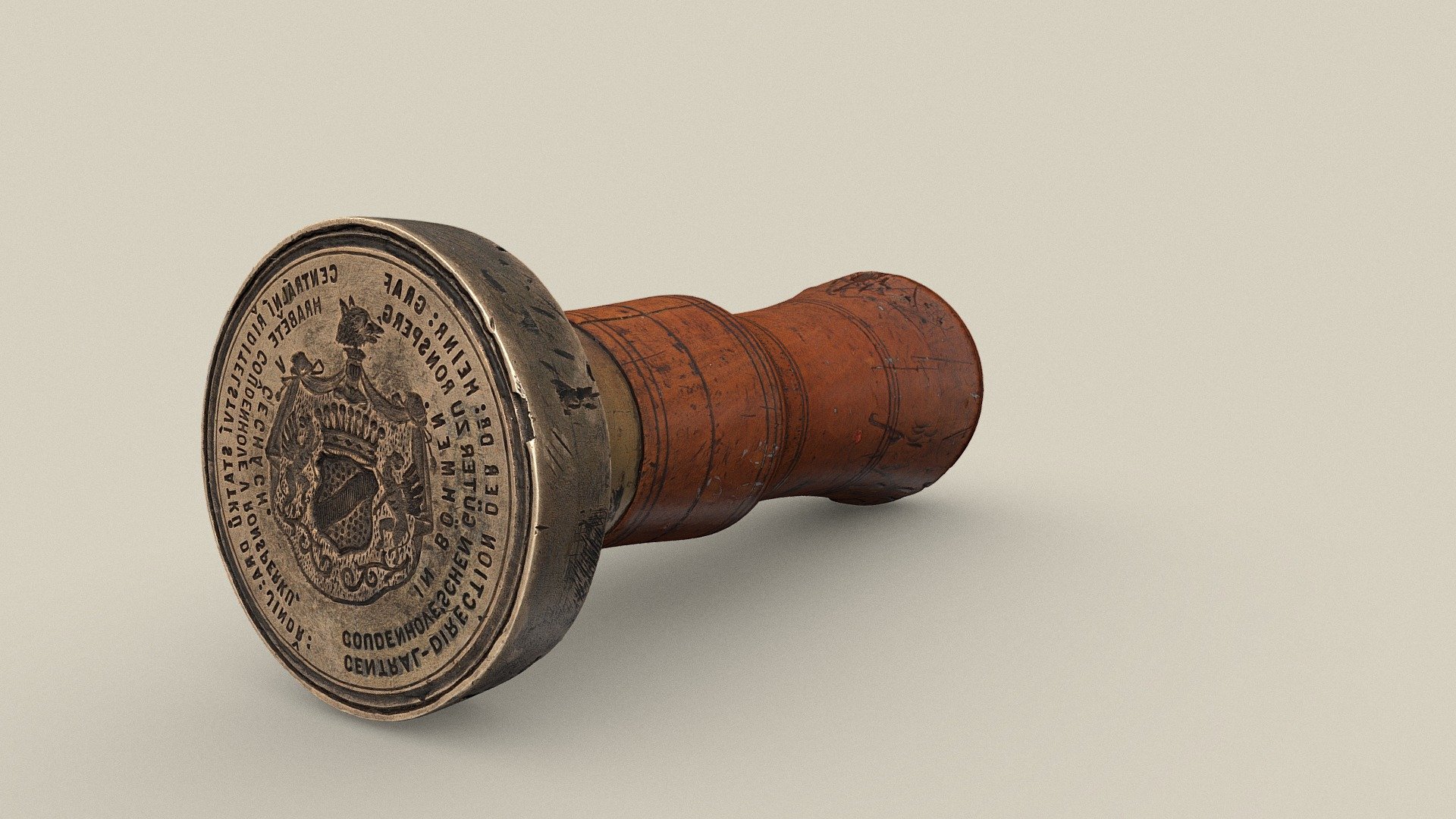 Stamp seal - Buy Royalty Free 3D model by noe-3d.at (@www.noe-3d.at ...
