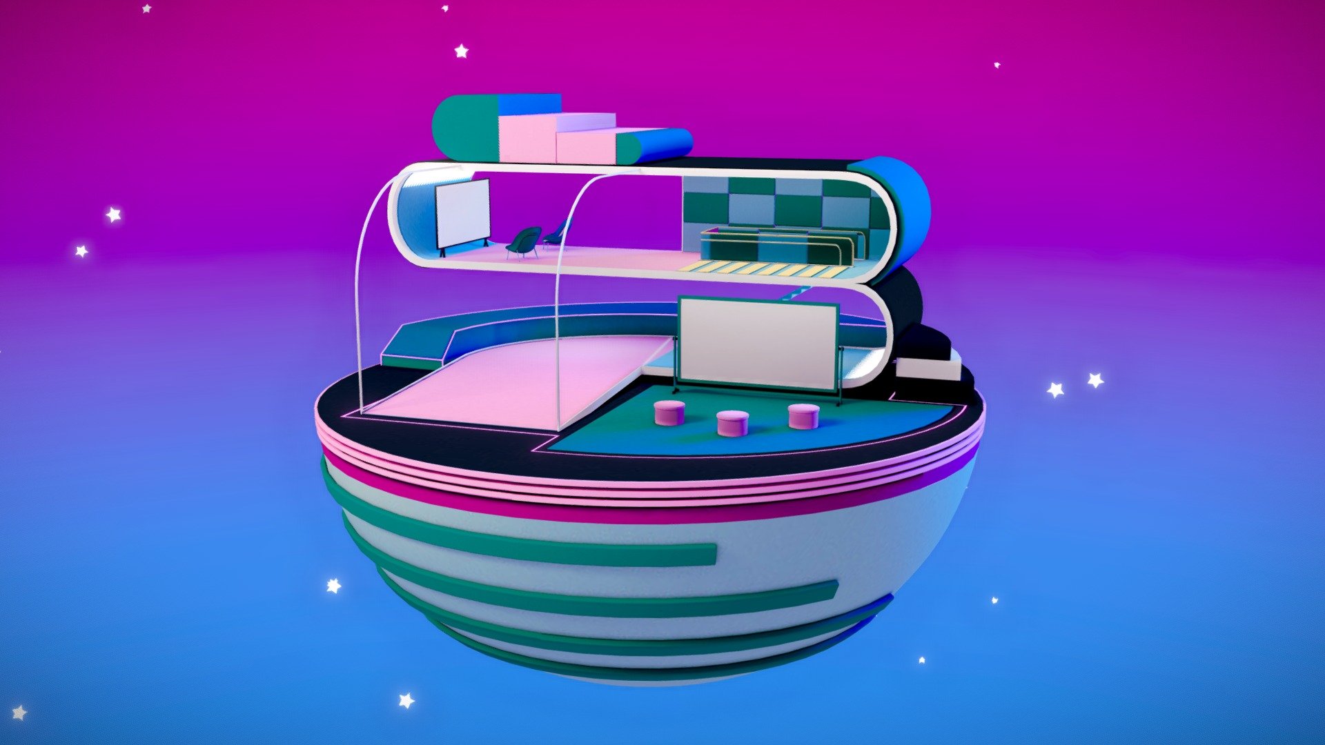 geo Room 2 - 3D model by JiHoBoBN (@bbbjihwan) [df792f1] - Sketchfab