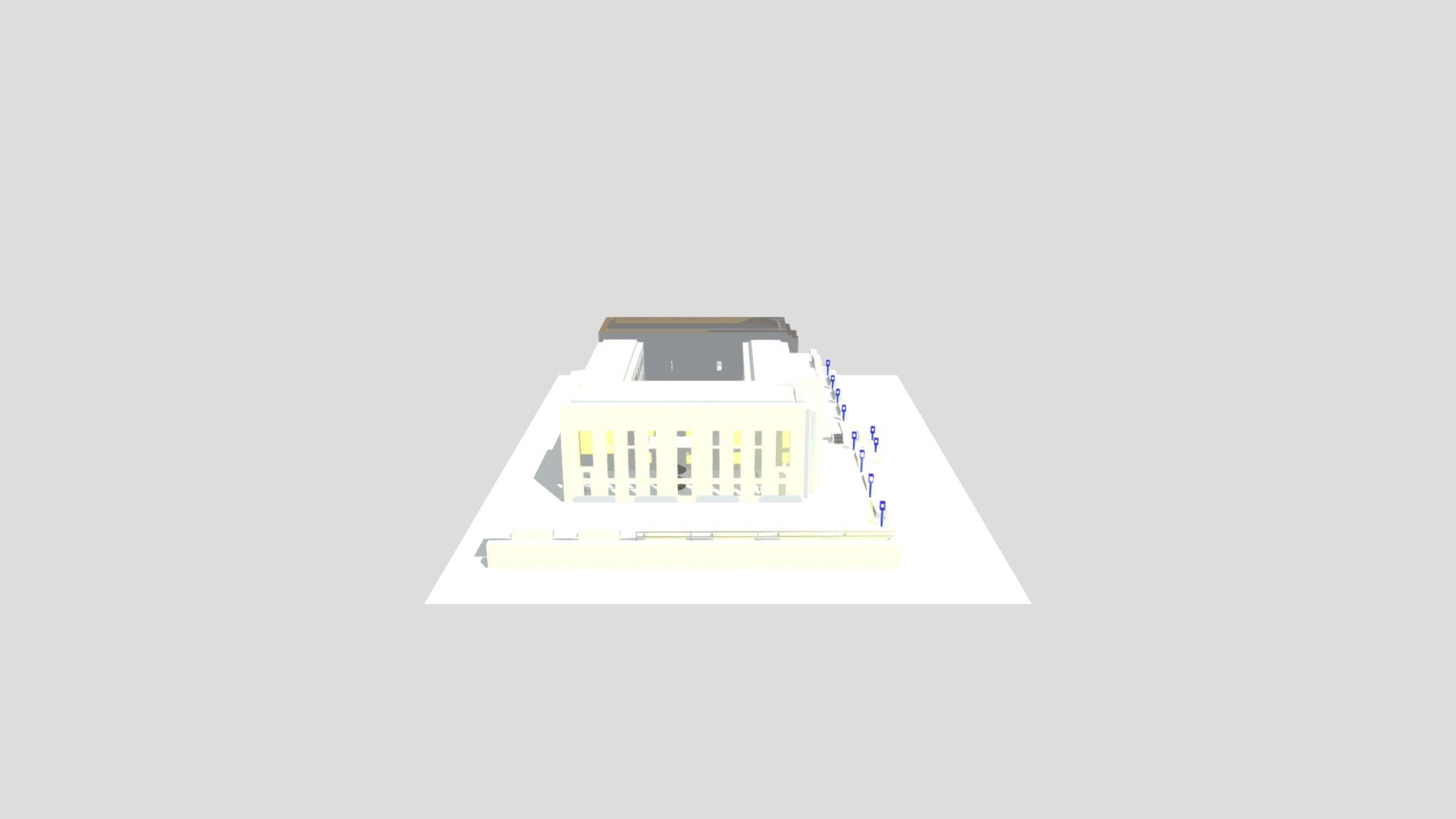 National Library of Wales - Download Free 3D model by mikecyw [df7c9a0 ...