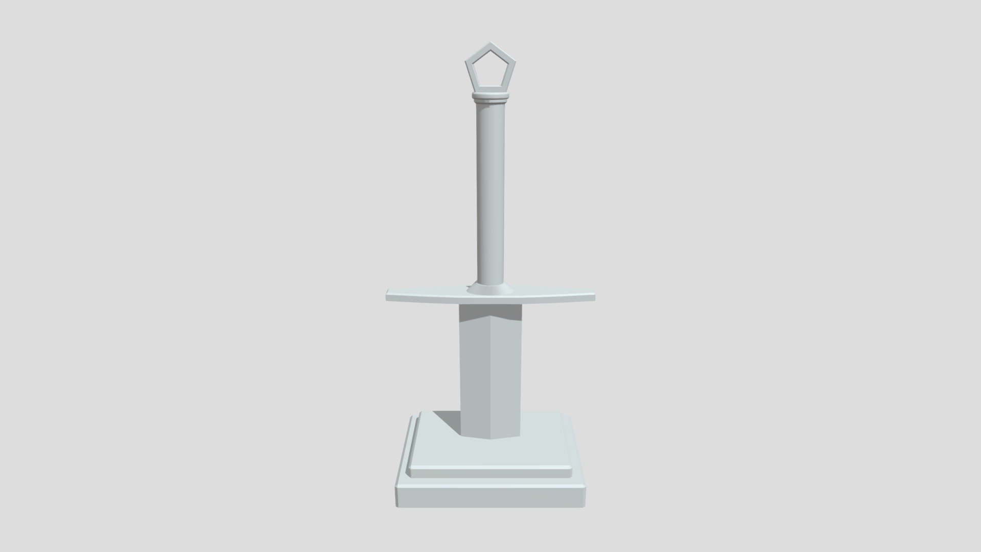 Sword Monument - Download Free 3D model by crsieg [df7f949] - Sketchfab