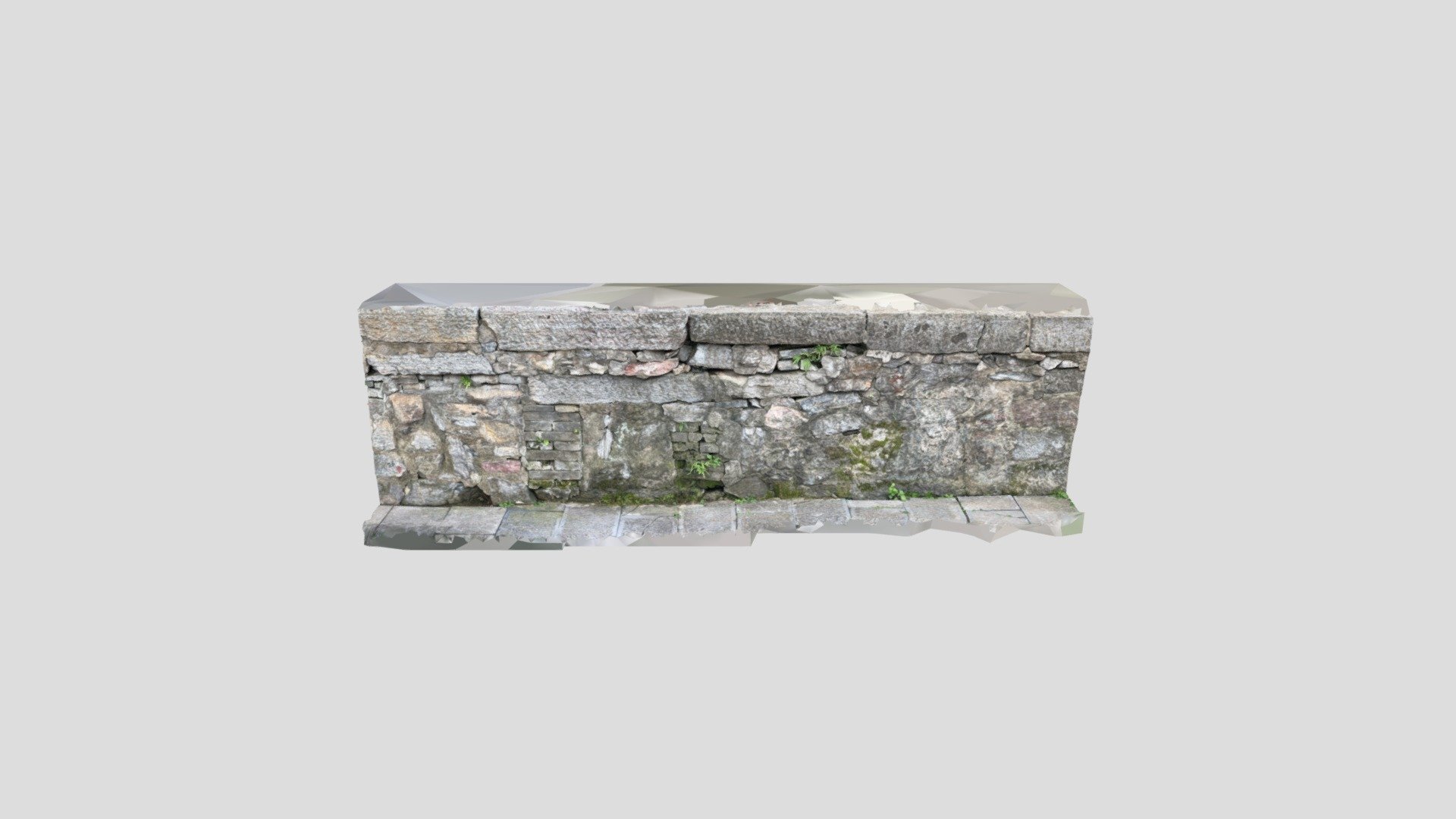 Stone Wall - Download Free 3D model by RayZh (@horizon_studios ...