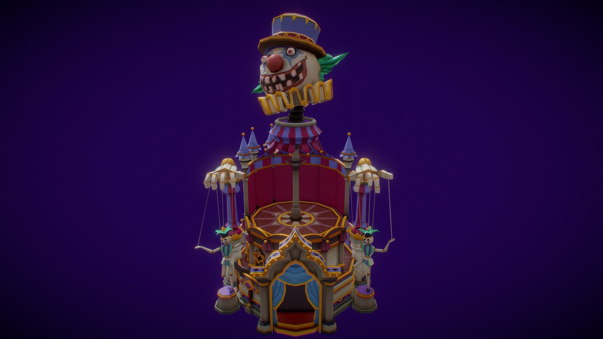Clown city - Buy Royalty Free 3D model by Luna Studio (@StudioLuna ...