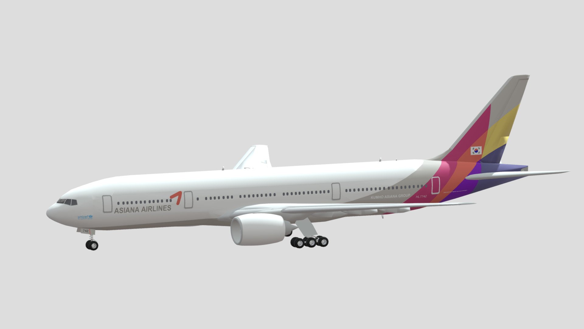 boeing 777 - Download Free 3D model by 1883 [df830e5] - Sketchfab