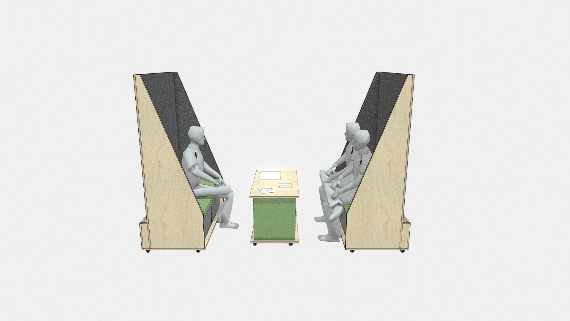 people sitting - 3D model by stykka.com [df85c77] - Sketchfab