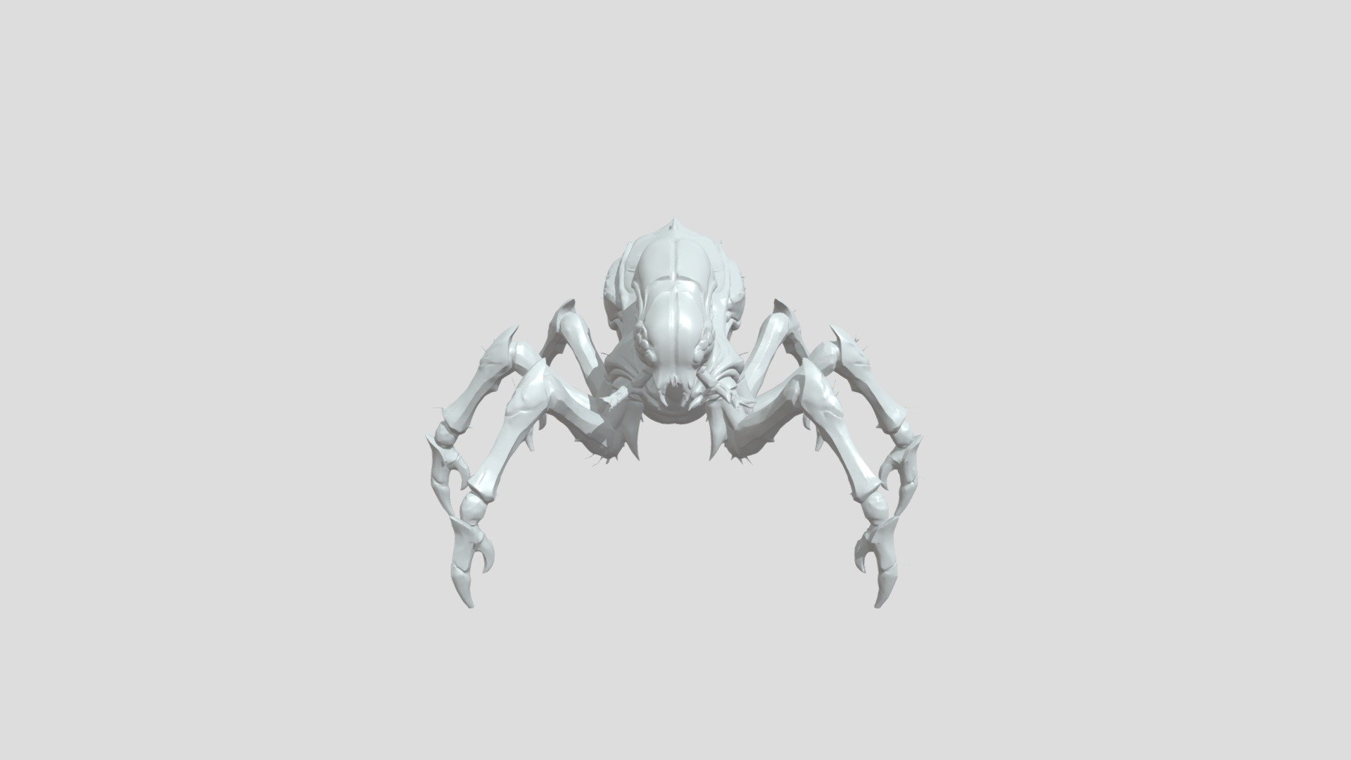 Spider - like creature - 3D model by sidruuuu [df86ff0] - Sketchfab