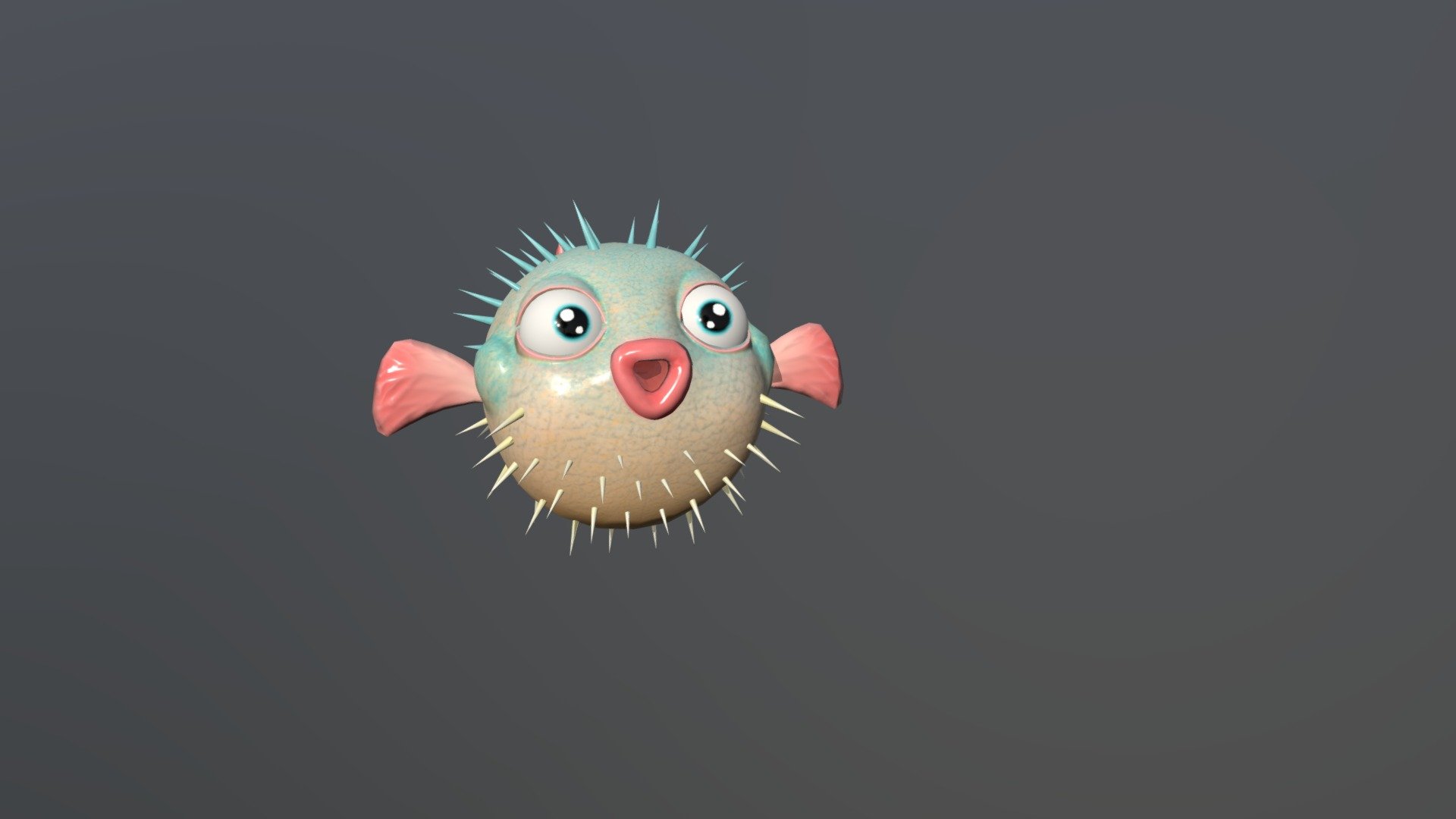 Big Puffer Fish - 3D model by VulfixEVEn [df889ea] - Sketchfab