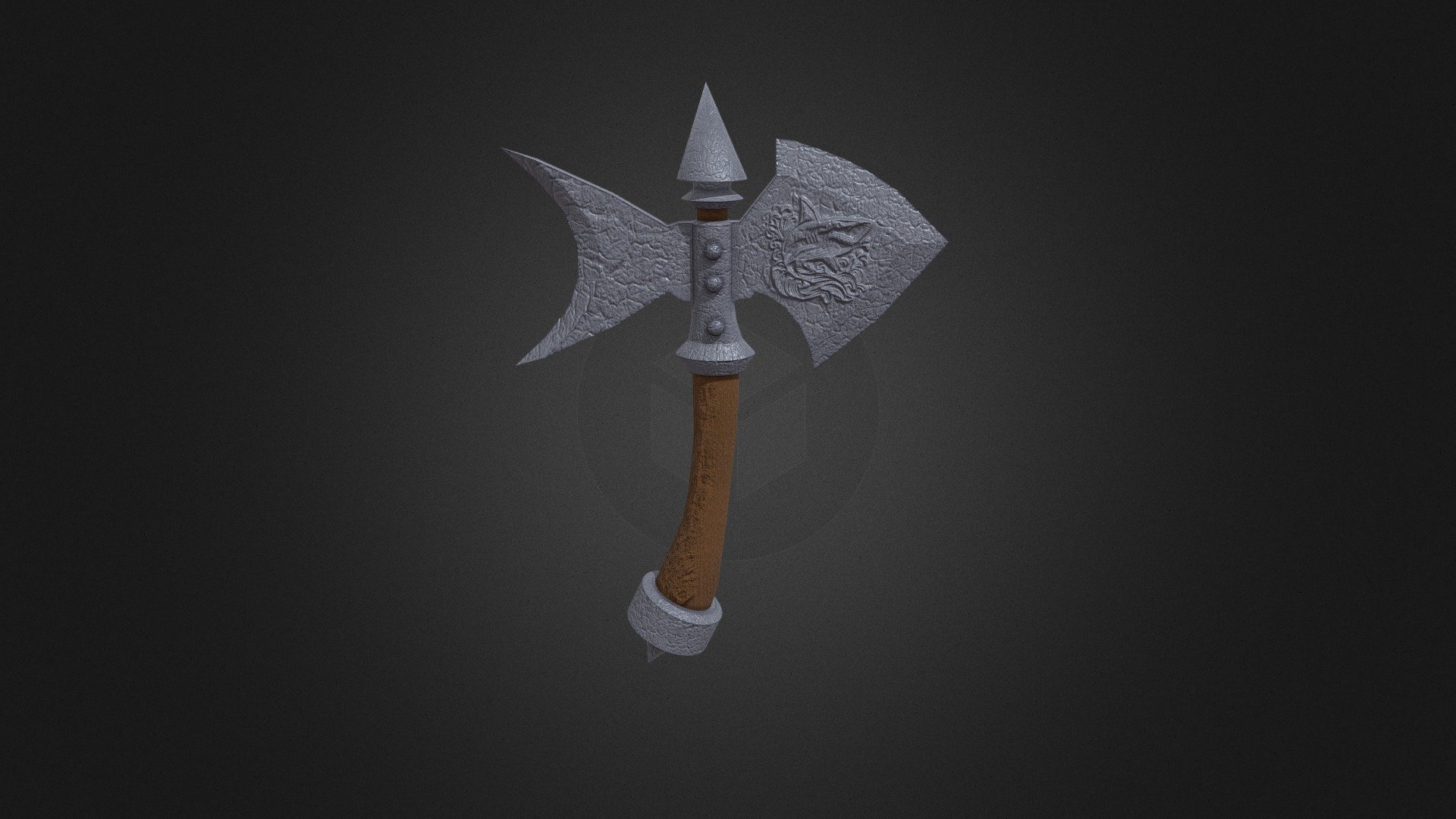 Shark Axe - 3D model by Zach Miller (@zach.kelowna) [df8d5e3] - Sketchfab