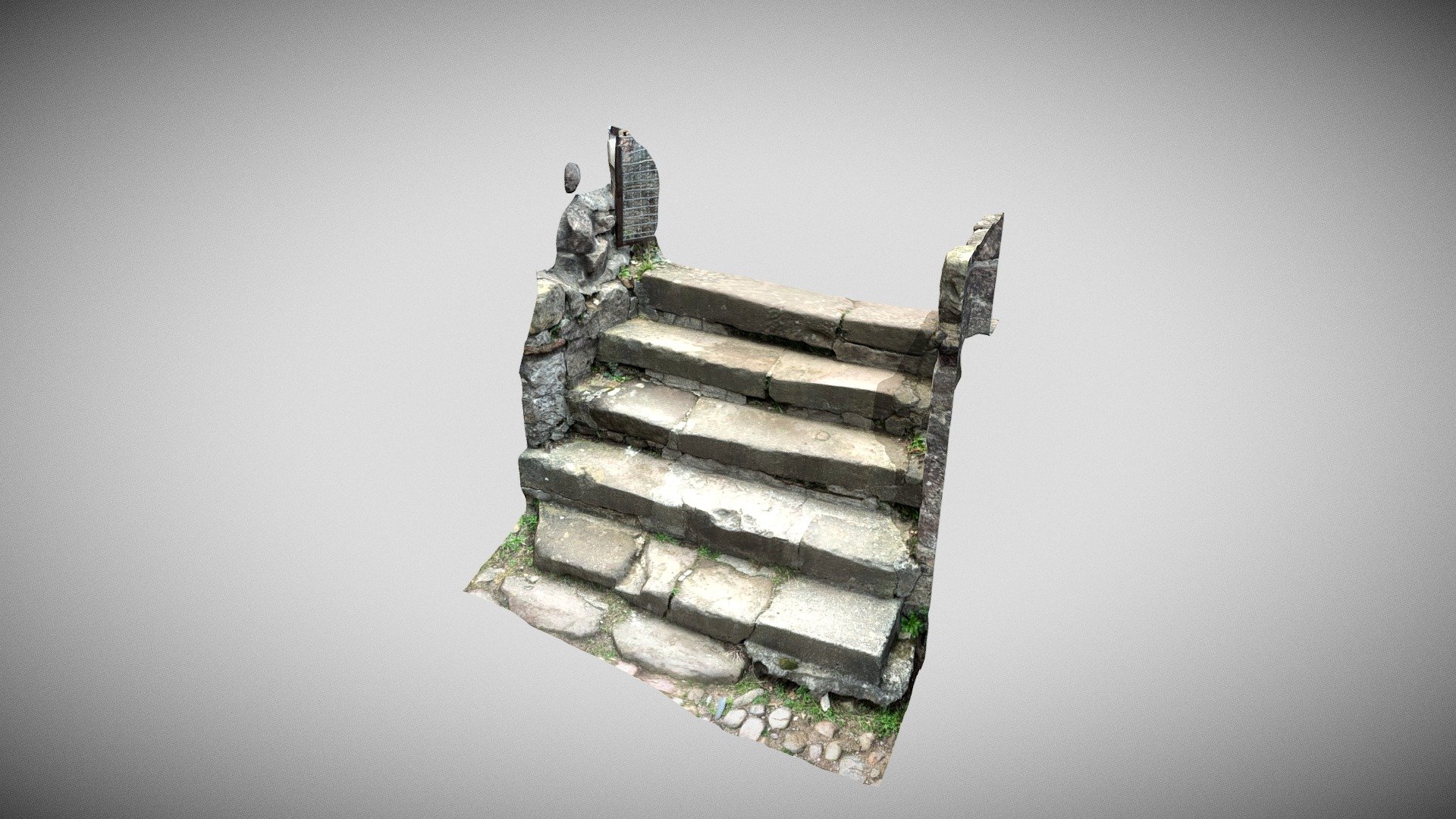Castle Staircase 3D-Scan - Buy Royalty Free 3D model by xxsipro ...