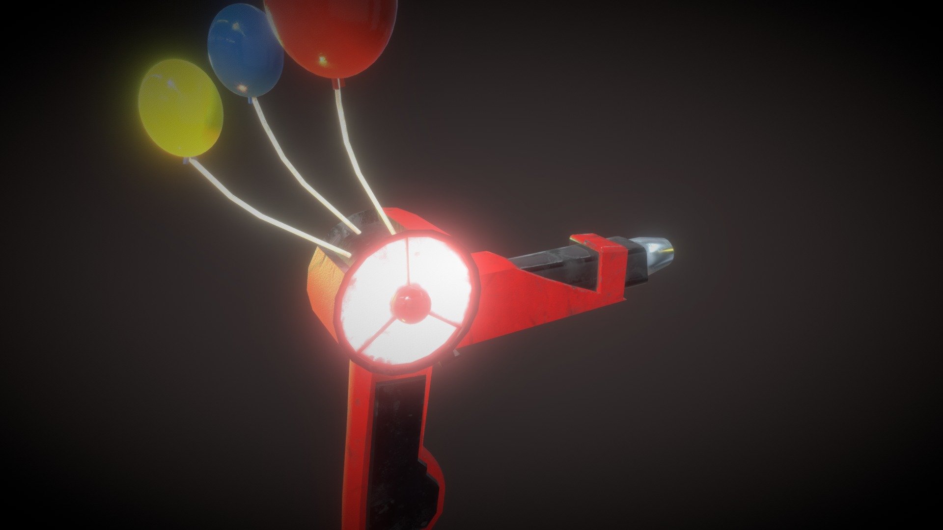 gun balloon - 3D model by lukeharte [df8f33c] - Sketchfab