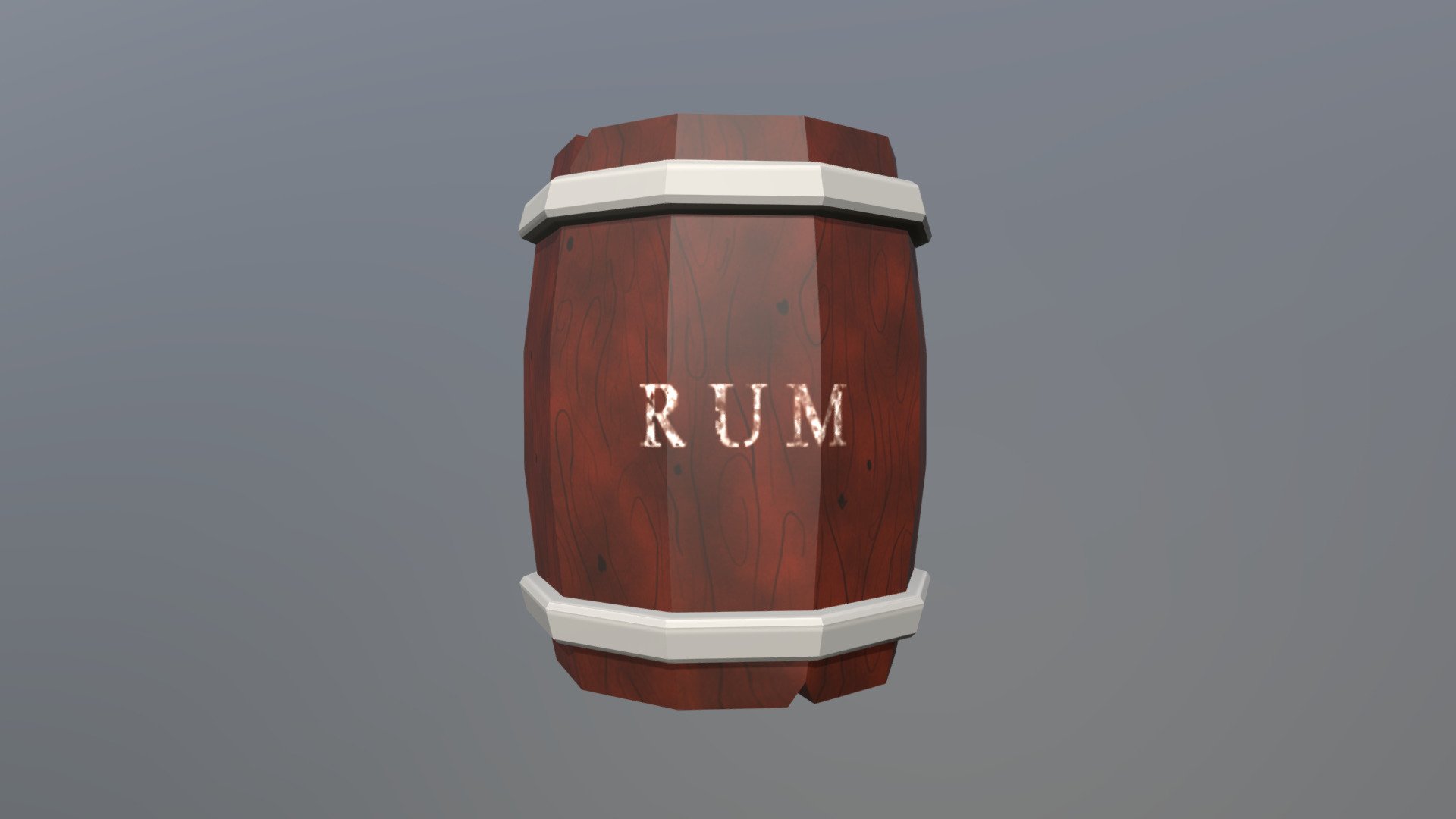 Closed Rum Barrel- Laura Connor - Download Free 3D model by Lconnor ...