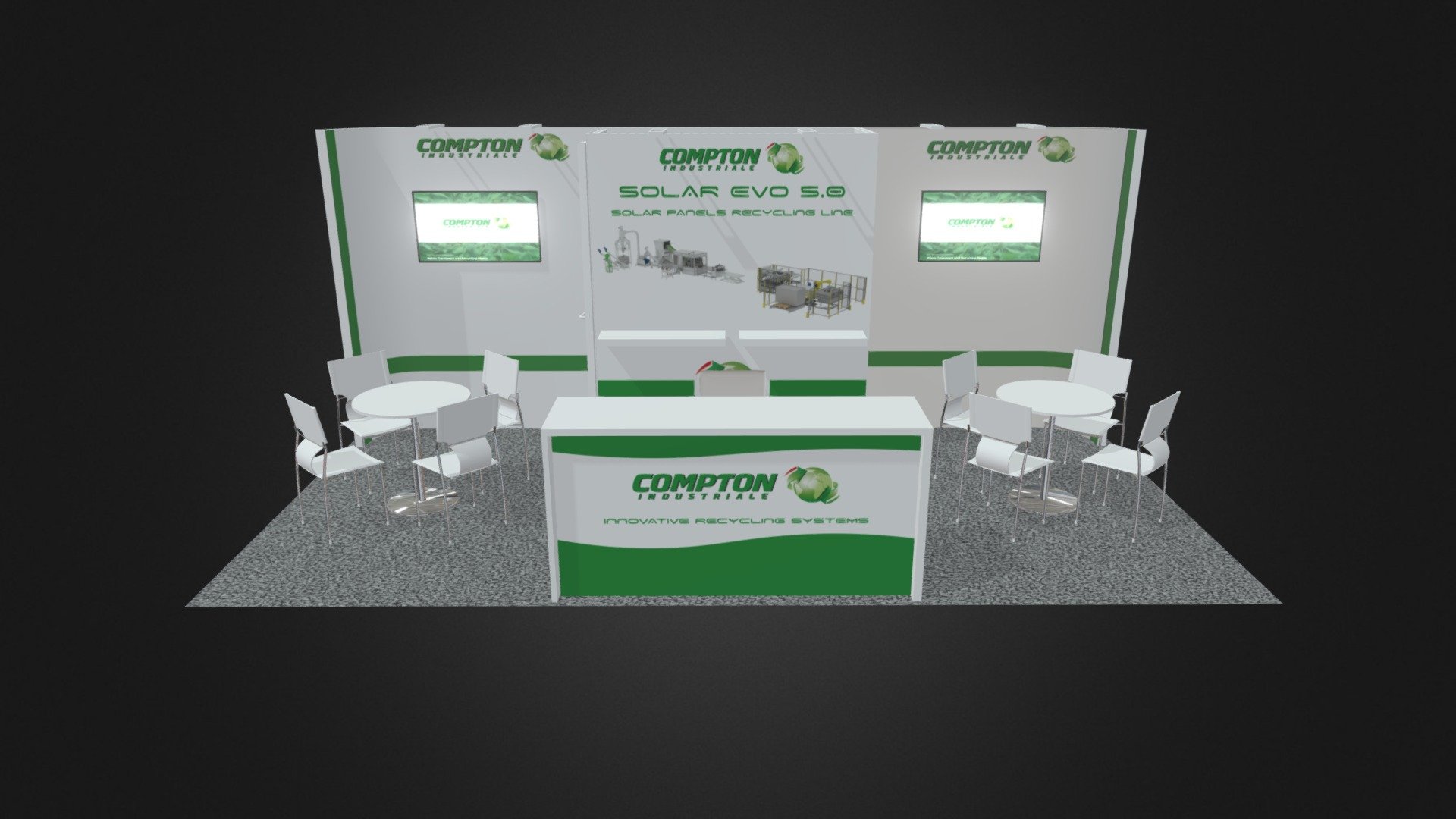 Compton 10x20 Wast Expo 2025 - 3D model by EP (@ExhibitP) [df8f9d9 ...