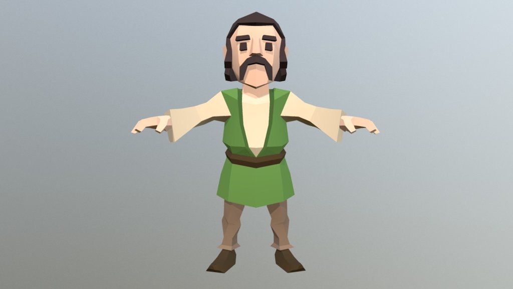 Peasant Character - Download Free 3D model by Inuciian [df91025 ...