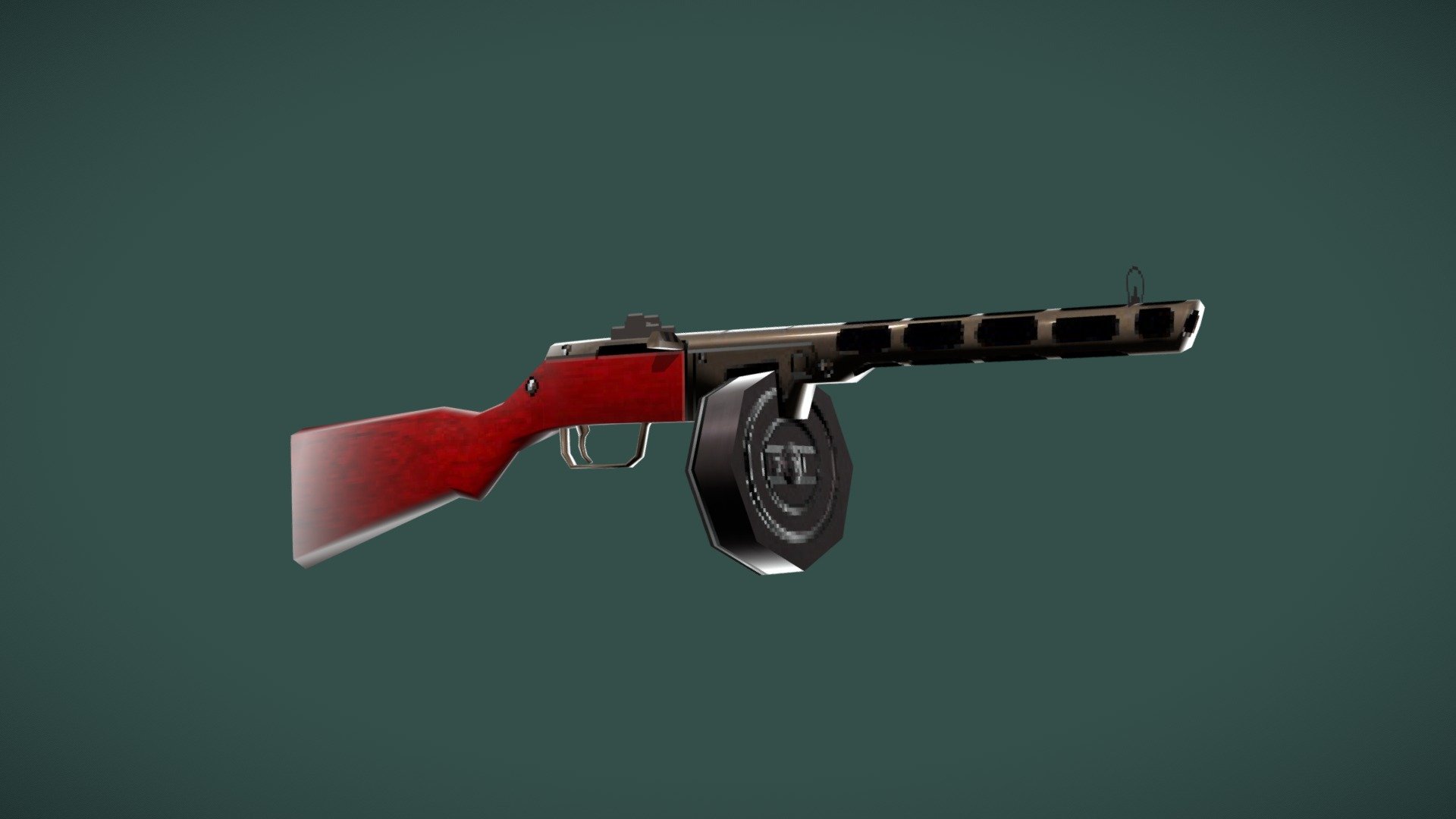 ППШ 41 - 3D model by Guso [df918e0] - Sketchfab