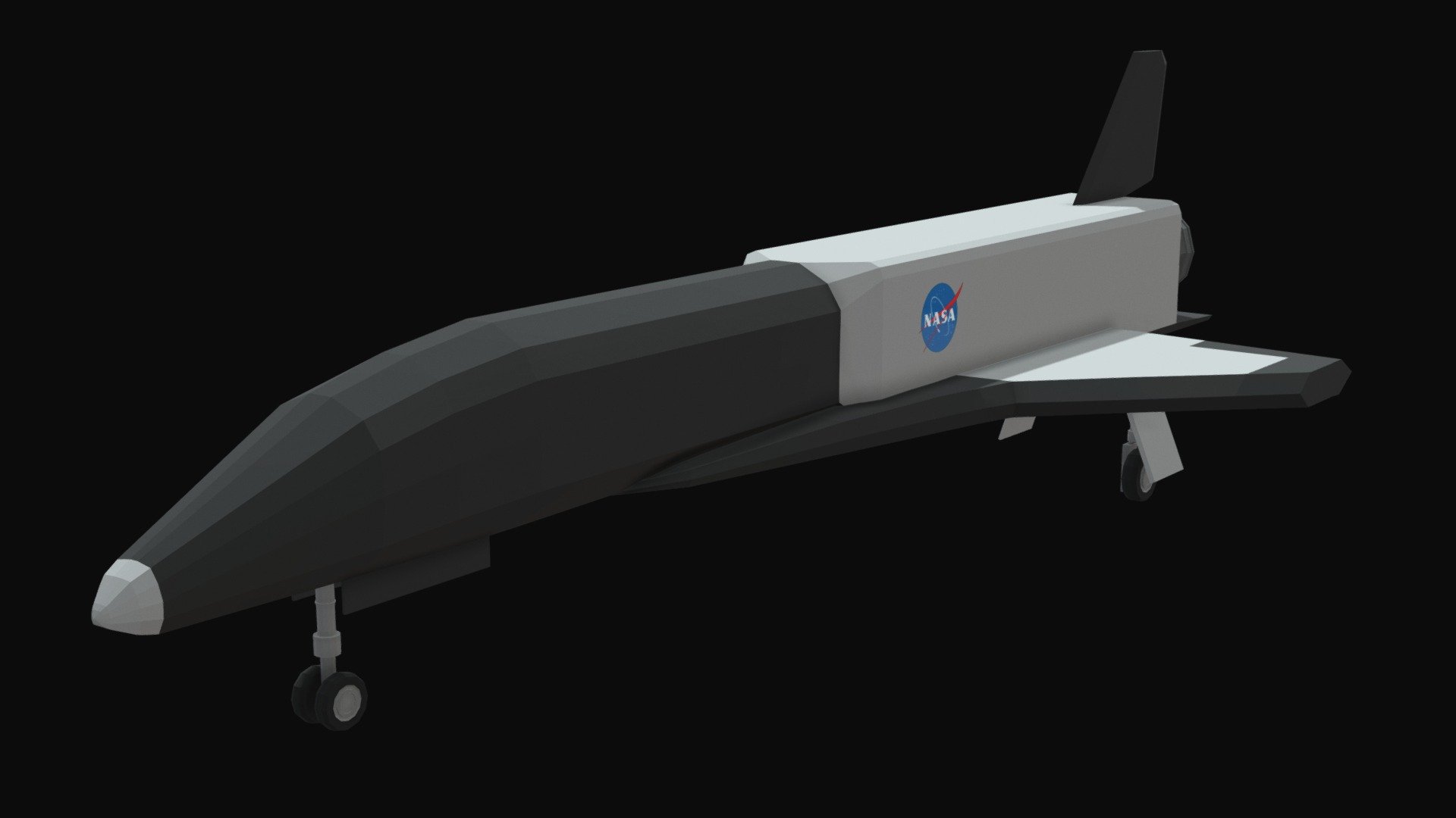 X-34 Spaceplane Low Poly - Buy Royalty Free 3D model by Bundem Games ...